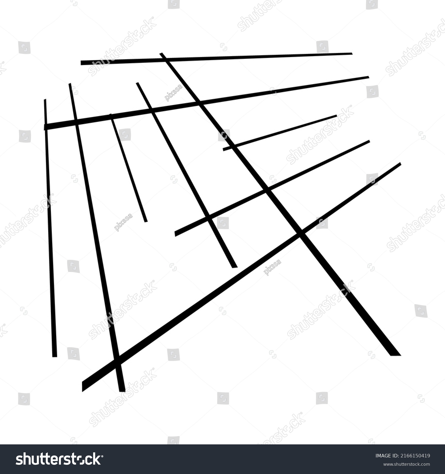 3d Spatial Grids Meshes Interlace Interlocking Stock Vector (Royalty ...
