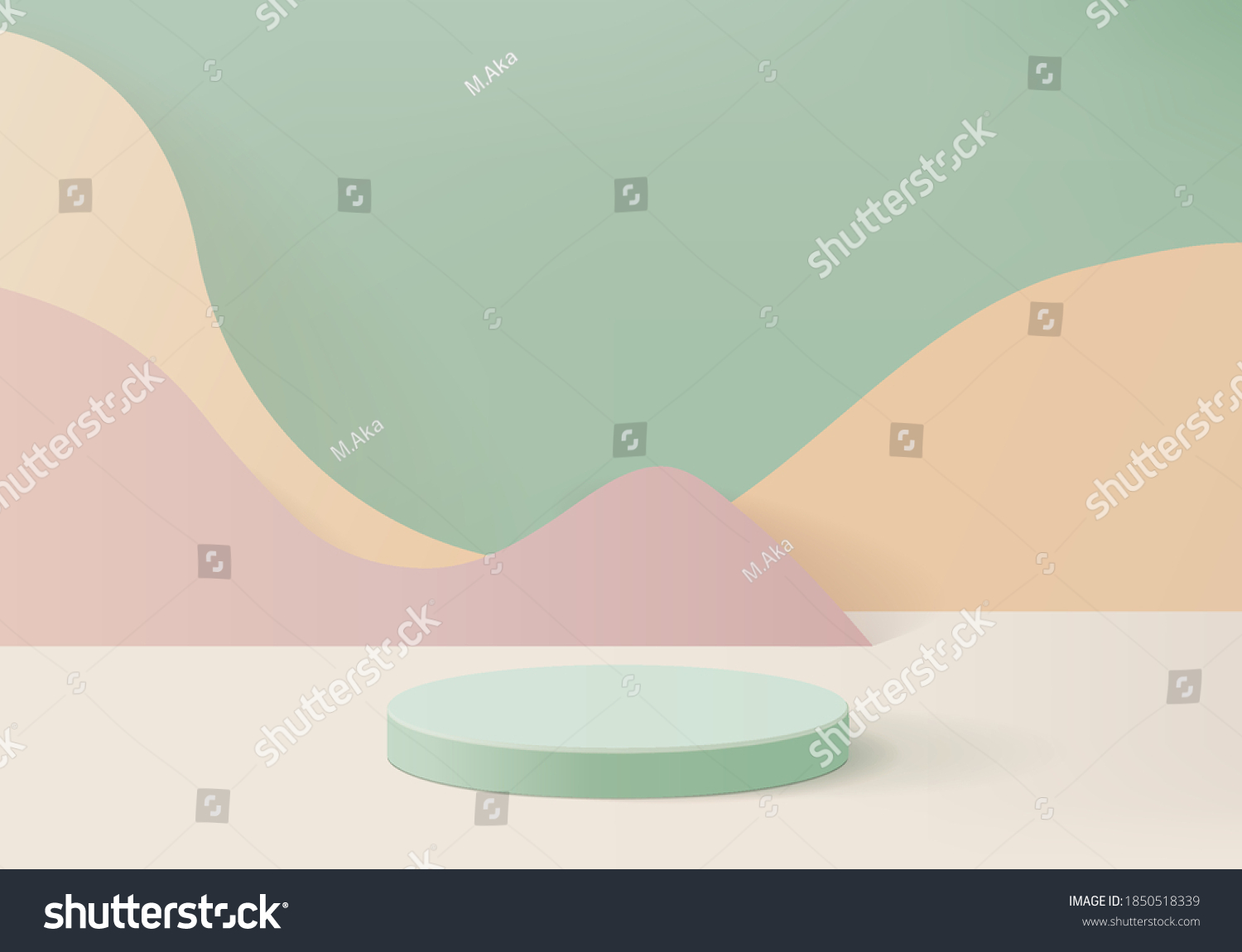 3d Stage Background Product Scene Geometric Stock Vector (Royalty Free ...