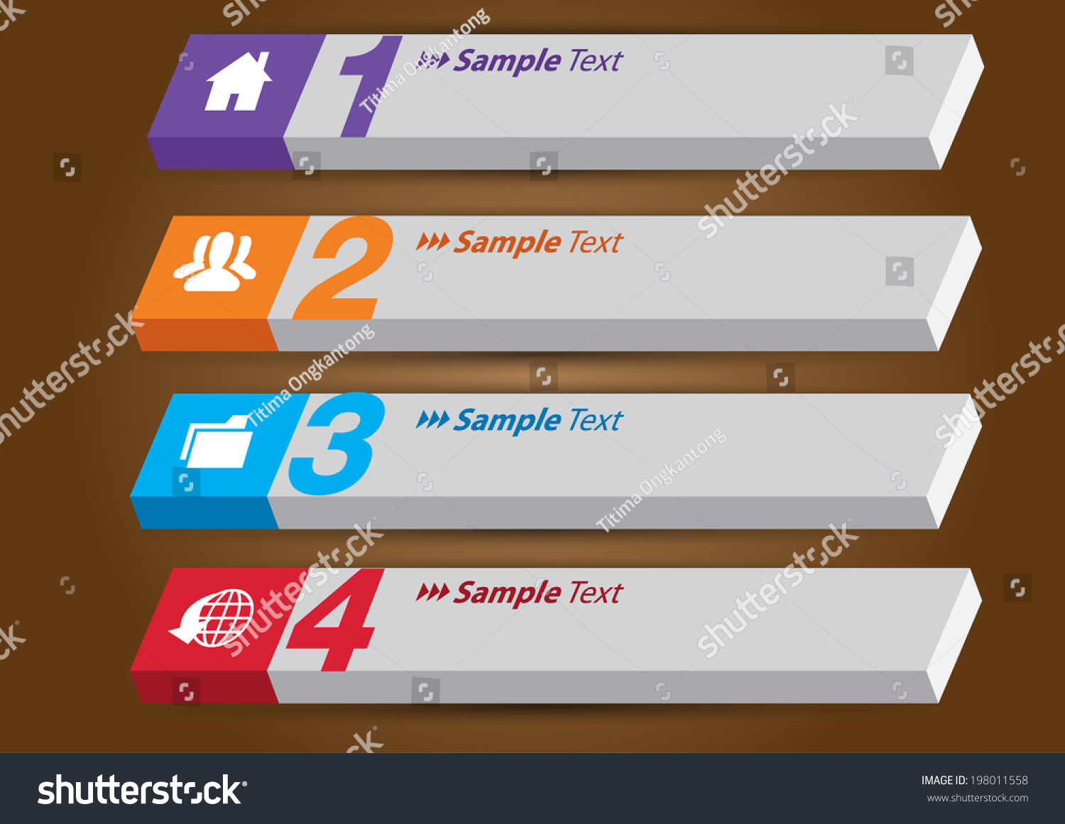 3d Text Box Template 스톡 벡터(로열티 프리) 198011558 | Shutterstock