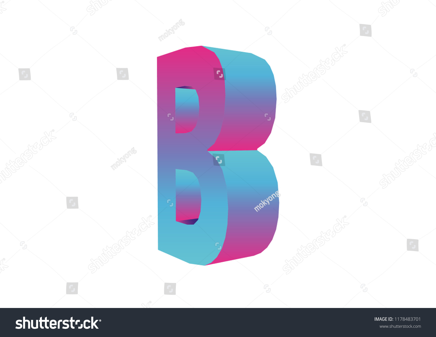 3d Vector Alphabet Stock Vector (Royalty Free) 1178483701 | Shutterstock