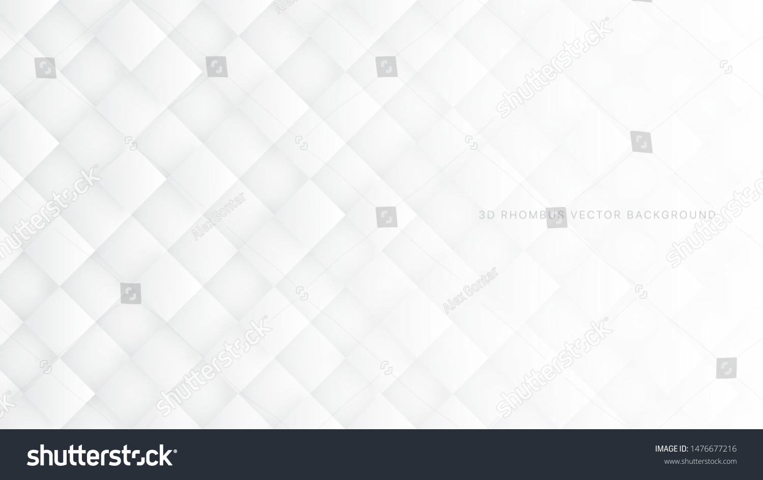 3d Vector Rhombus Blocks Conceptual Scifi Stock Vector (Royalty Free ...