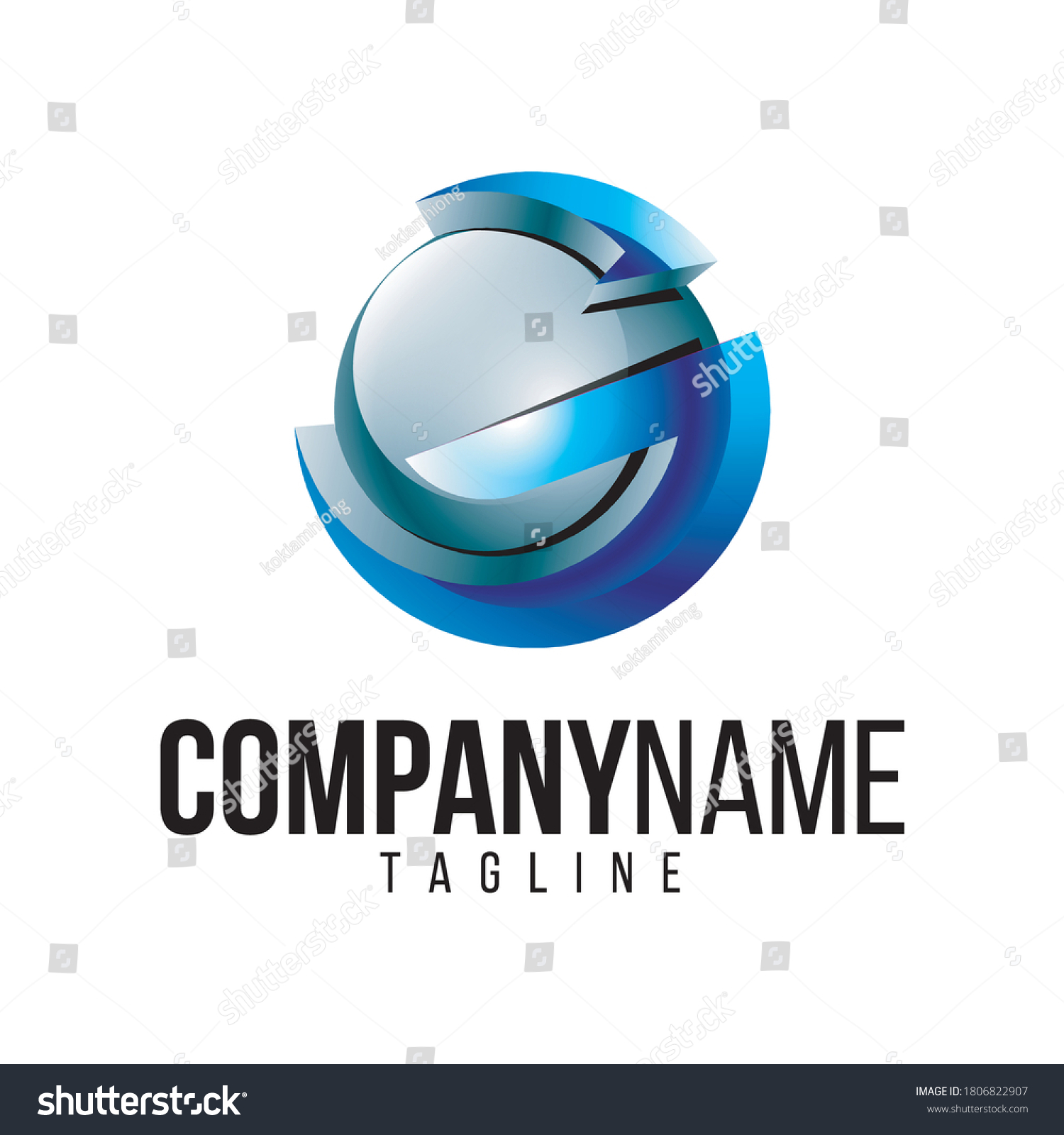 3d Vector Technology G Letter Symbol Stock Vector (Royalty Free ...