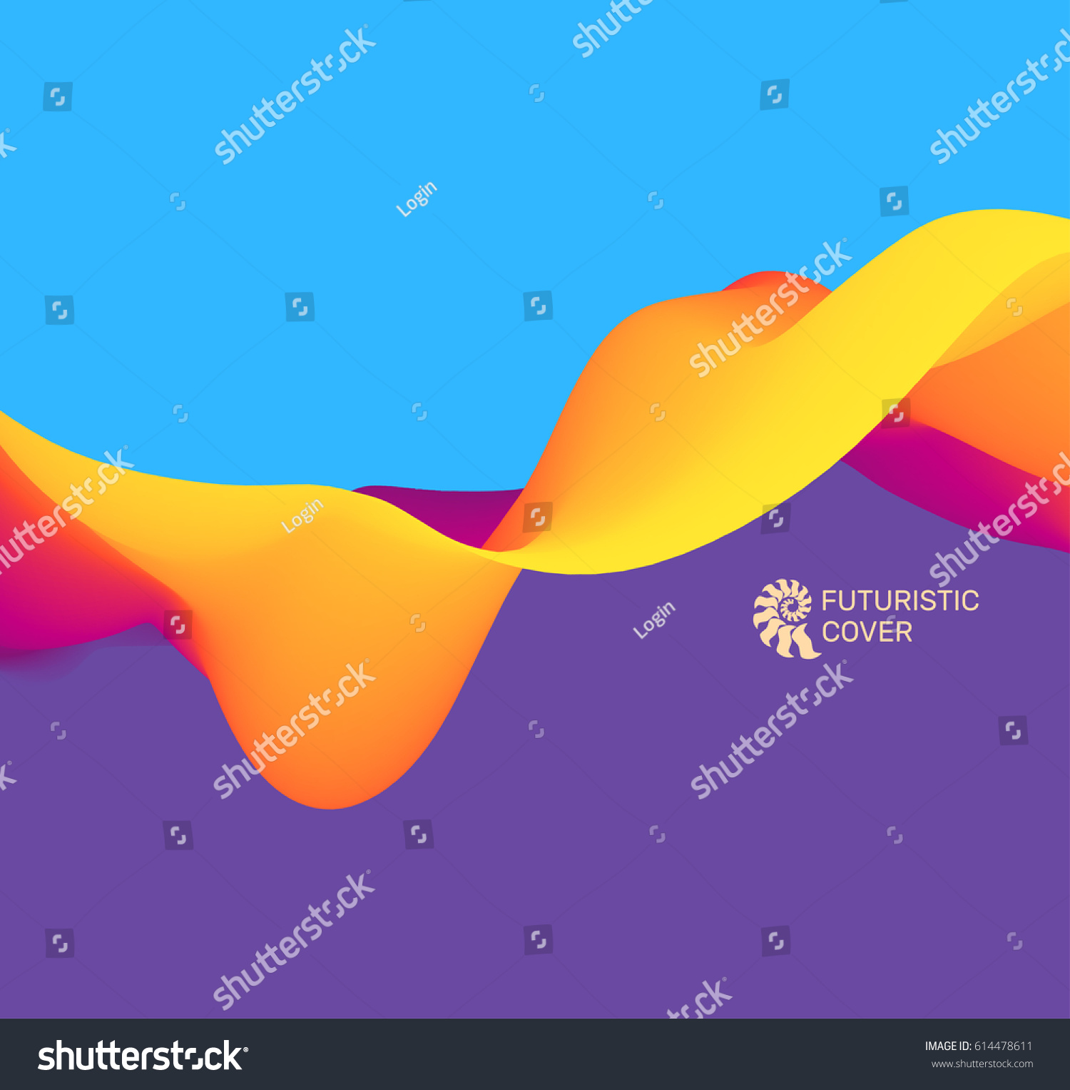 3d Wavy Background Dynamic Effect Abstract: เวกเตอร์สต็อก (ปลอดค่า ...