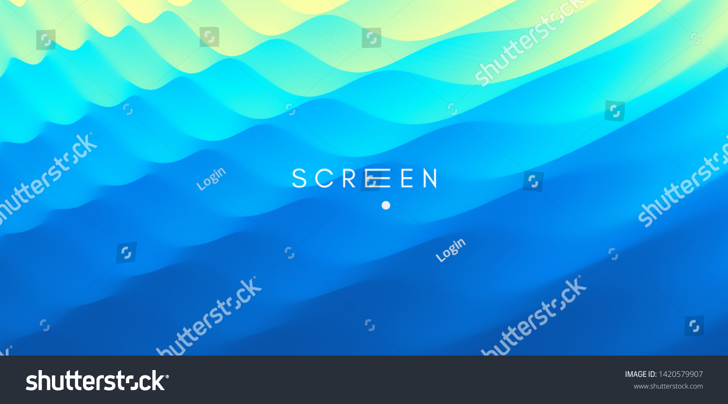 3d Wavy Background Ripple Effect Vector Stock Vector (Royalty Free ...