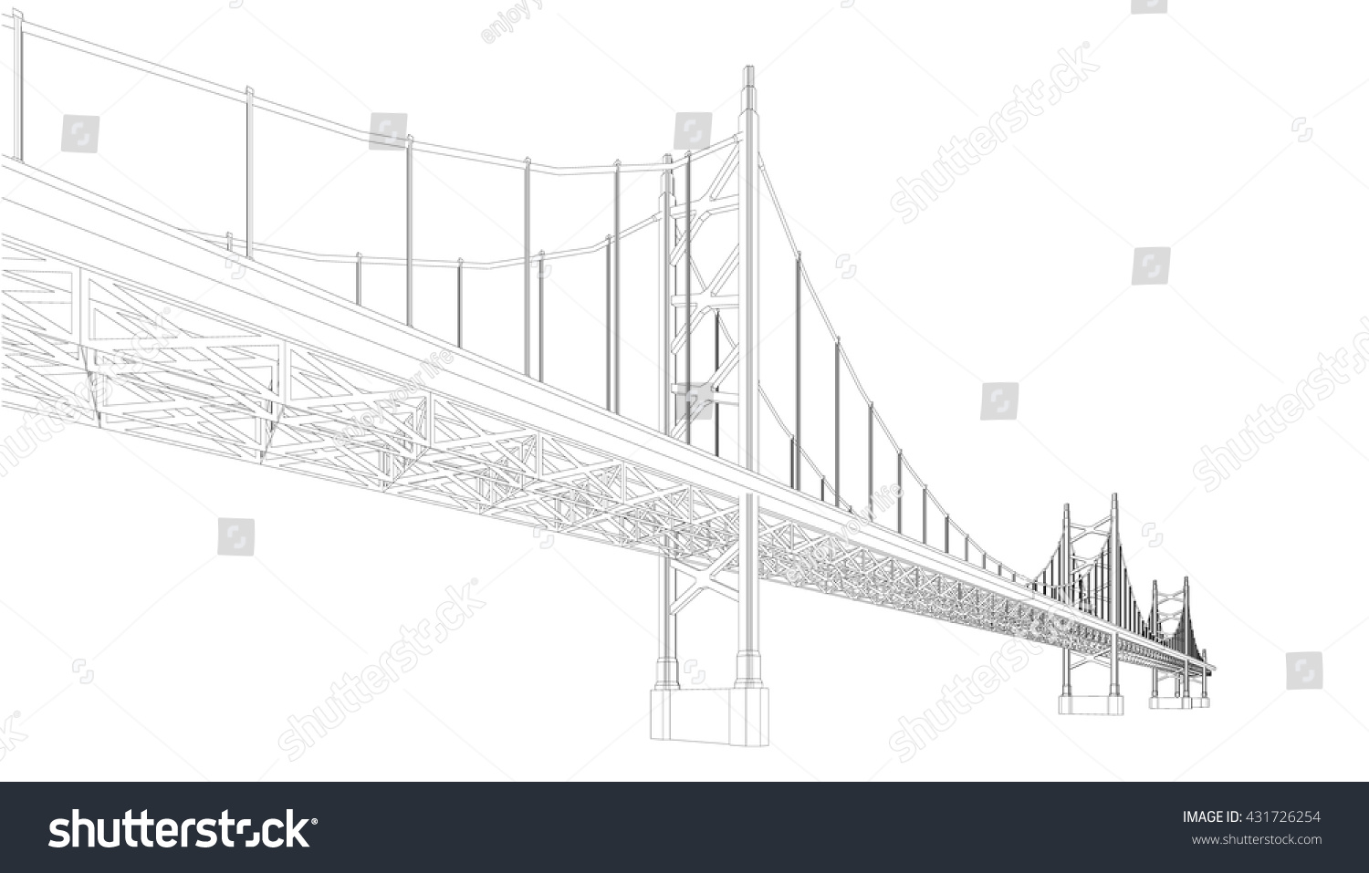 428 3d wire bridge Images, Stock Photos & Vectors | Shutterstock