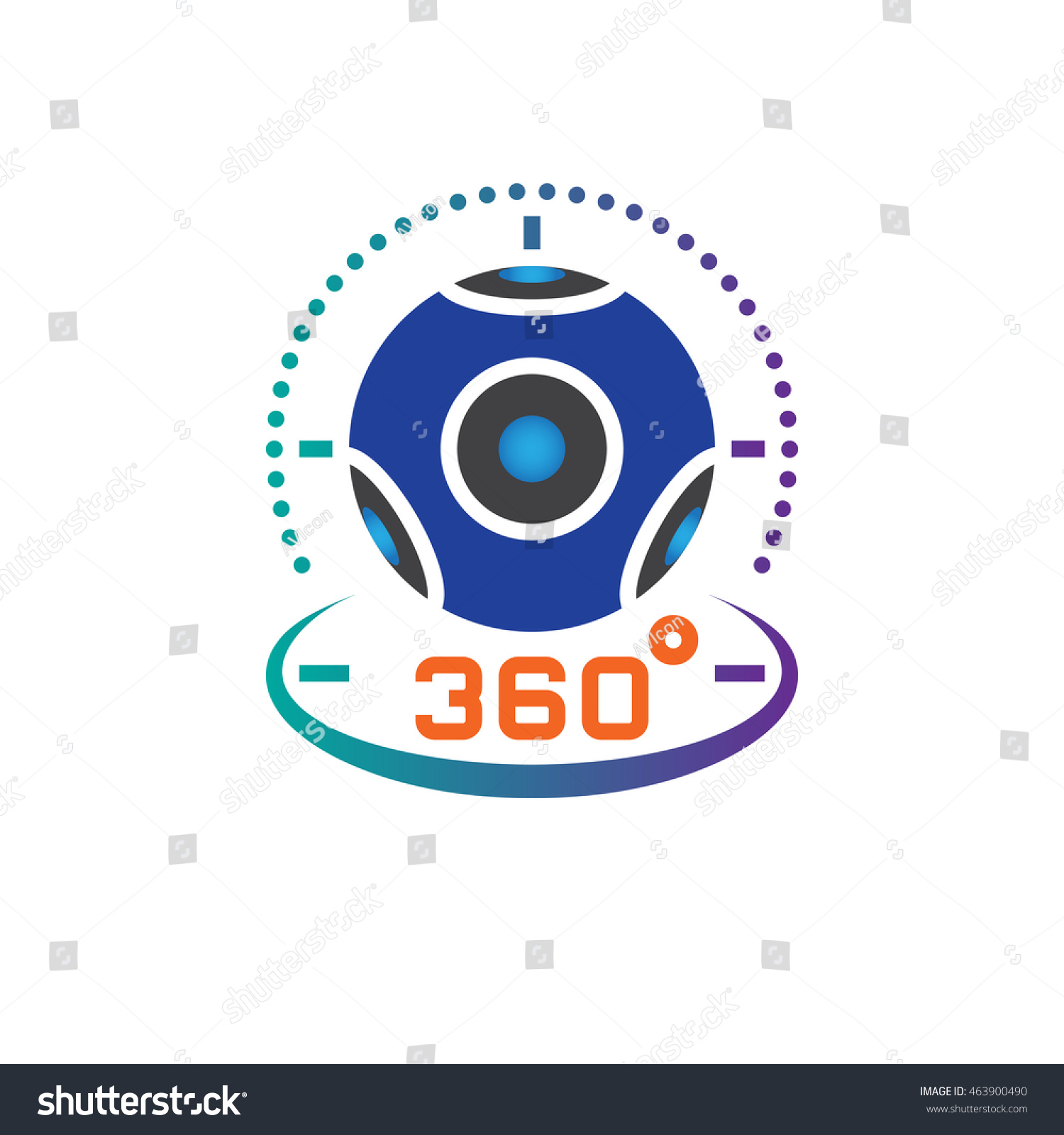 4,531 360 degree camera icon Images, Stock Photos & Vectors | Shutterstock