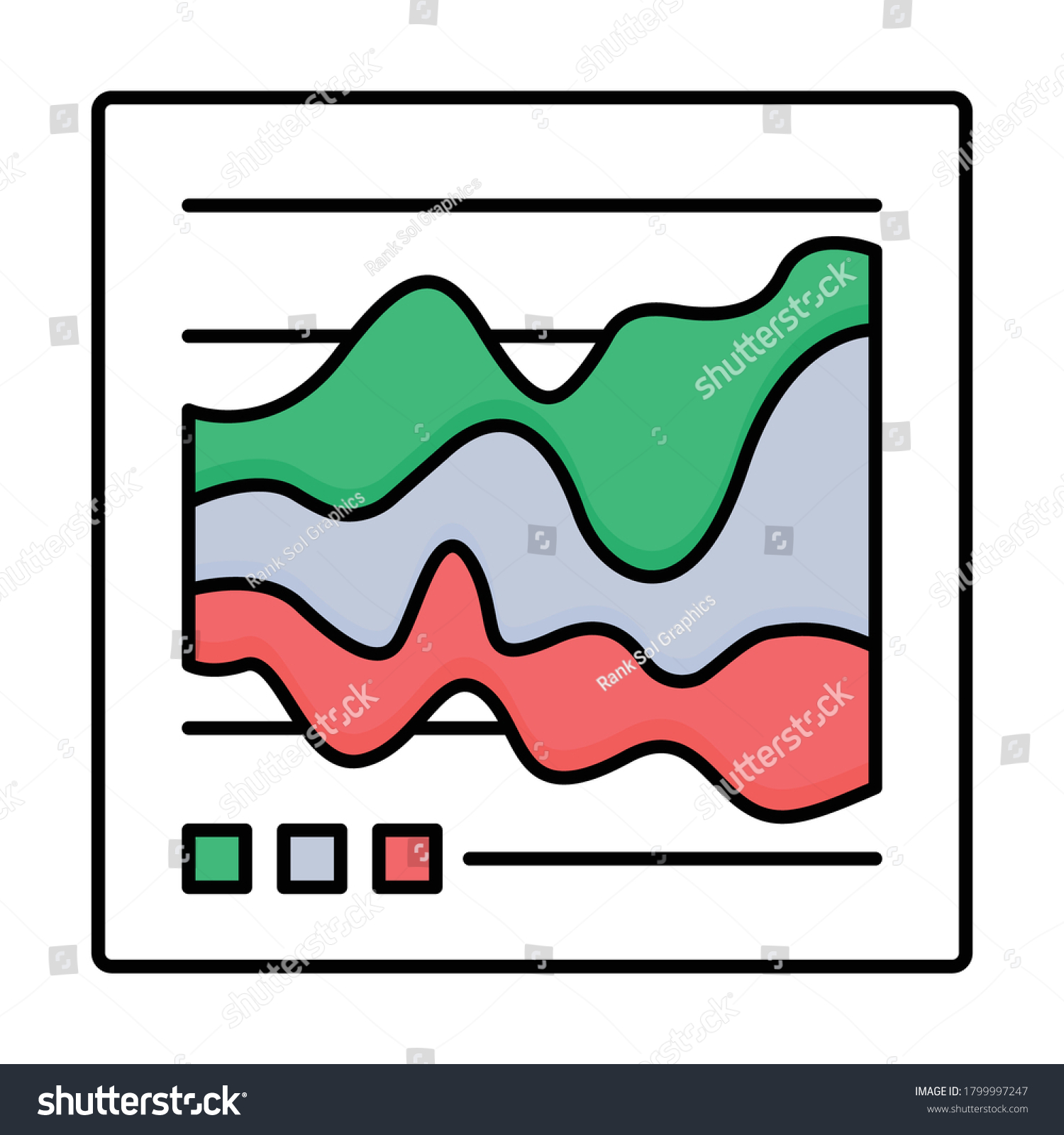 Diagram Fill Inside Vector Icon Which Stock Vector (Royalty Free ...