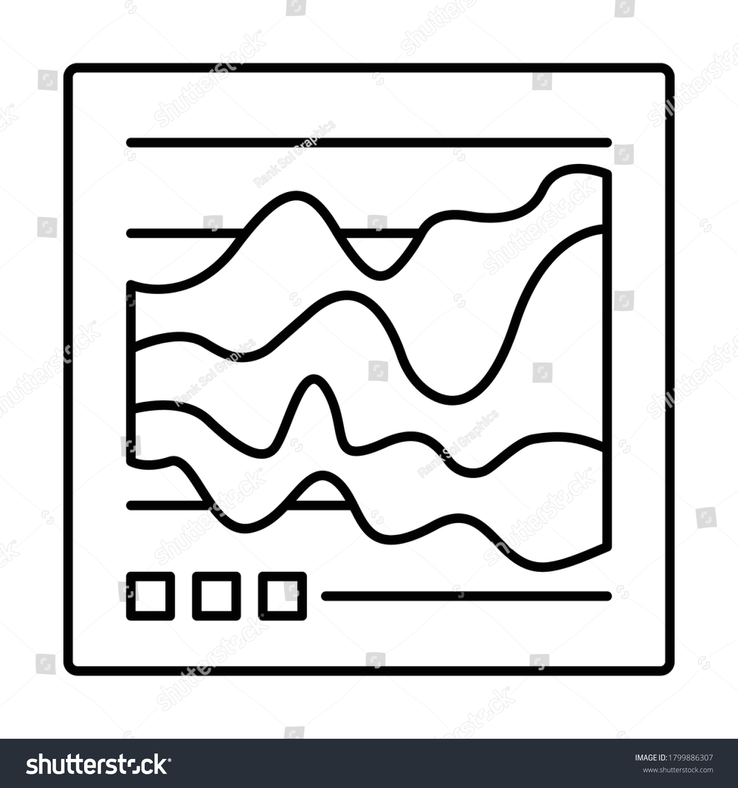 Diagram Line Style Vector Icon Which Stock Vector (Royalty Free ...