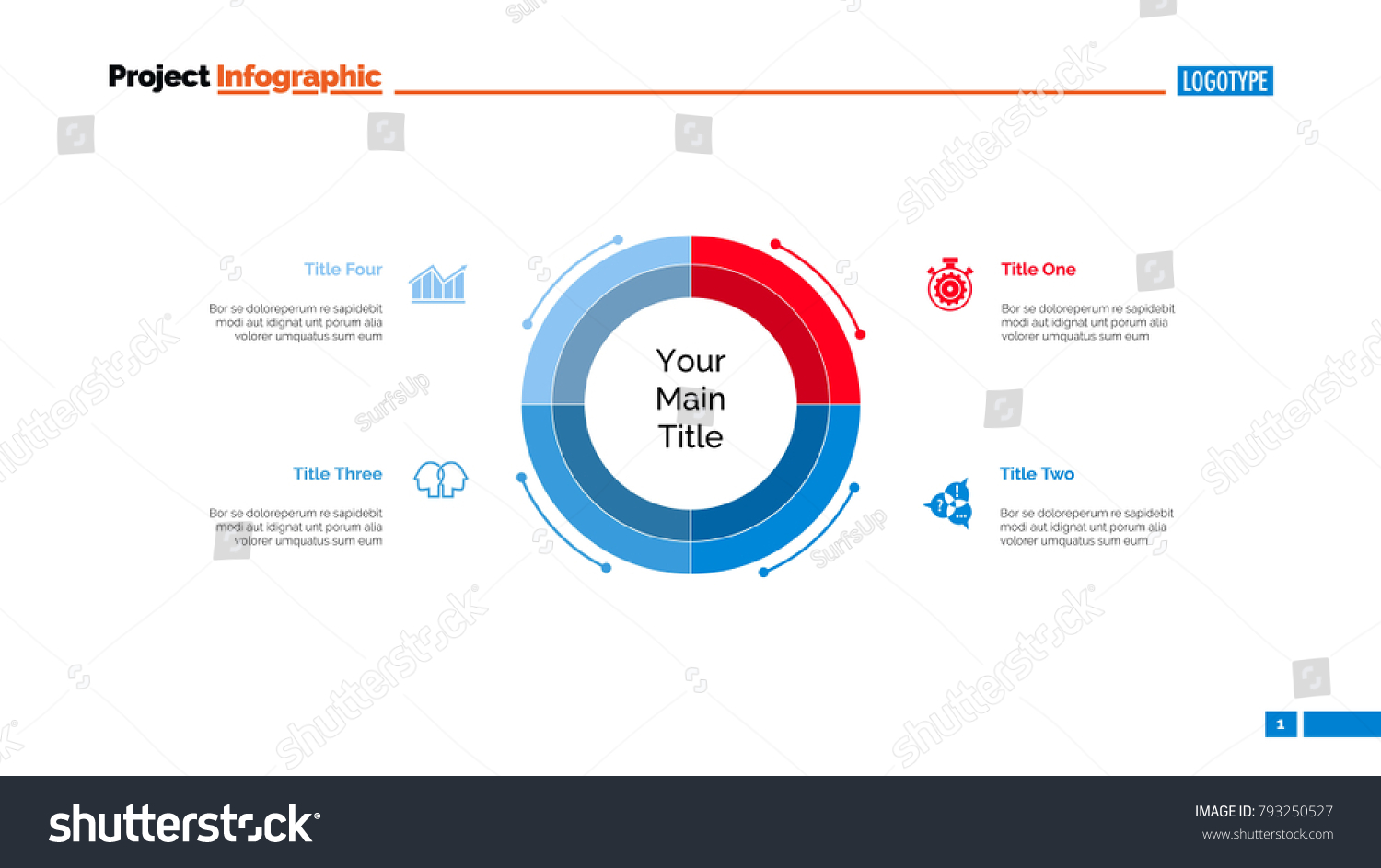 Diagram Four Elements Slide Template: Vector có sẵn (miễn phí bản quyền ...