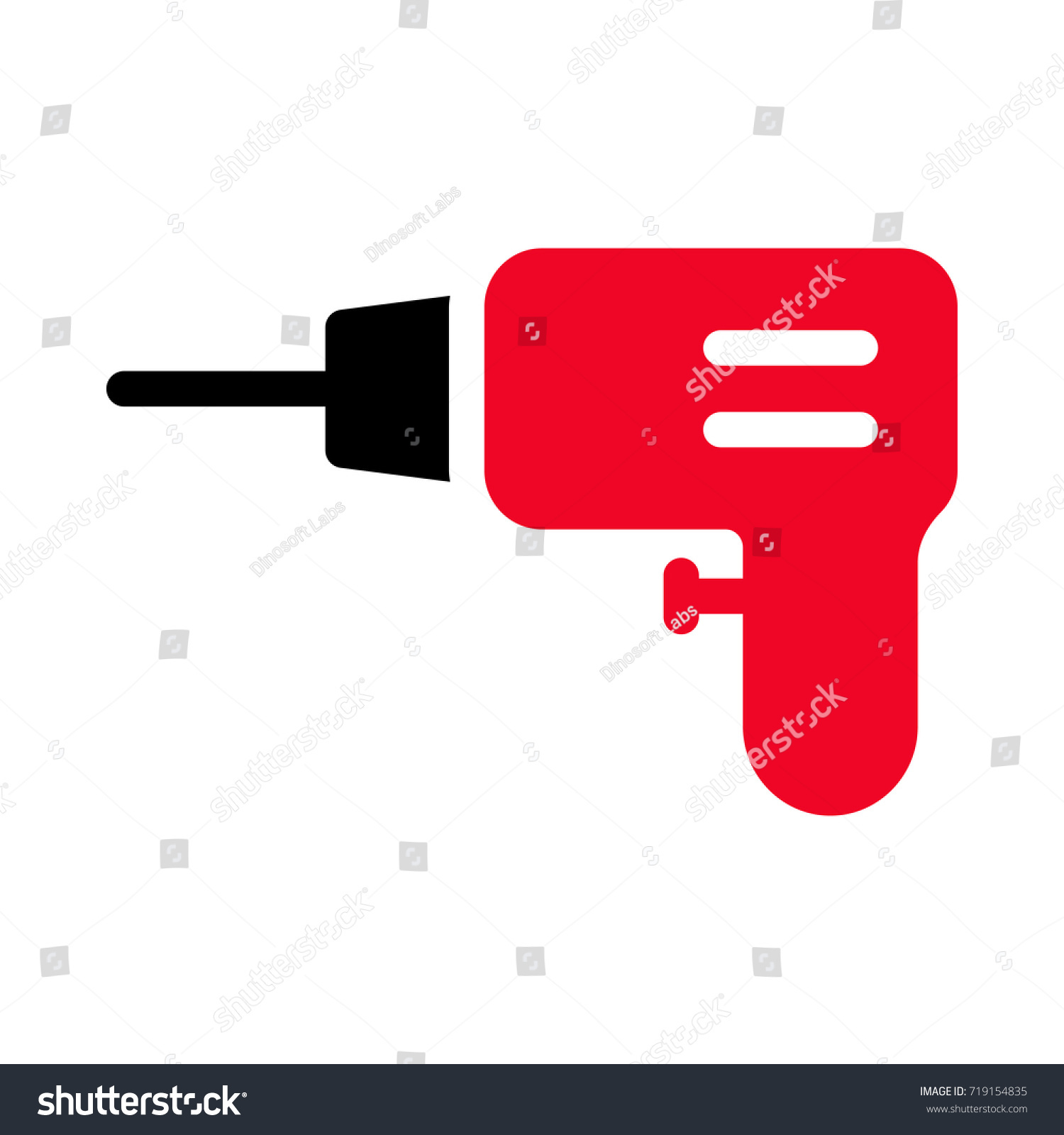 Drill Icon Stock Vector (Royalty Free) 719154835 | Shutterstock