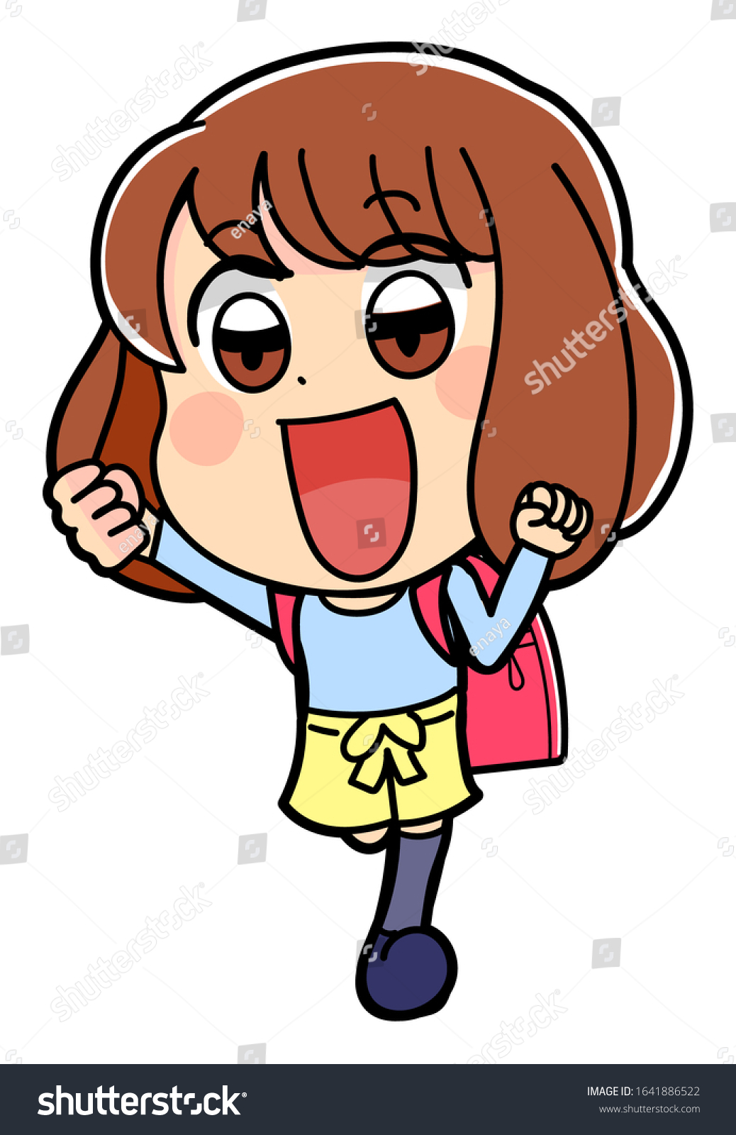 Elementary School Icon Elementary School Student Stock Vector (Royalty ...