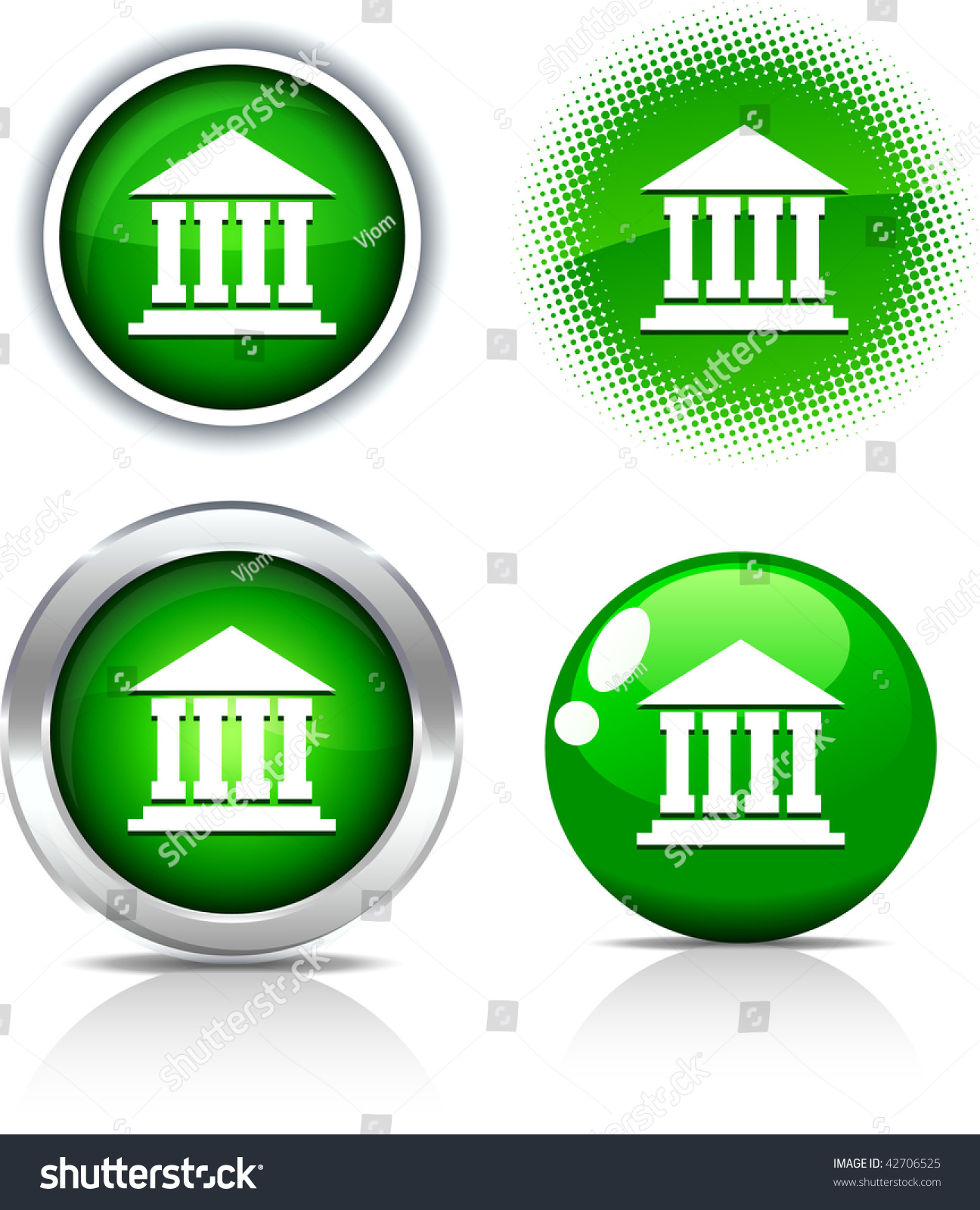 Exchange Beautiful Buttons Vector Illustration Stock Vector (Royalty ...