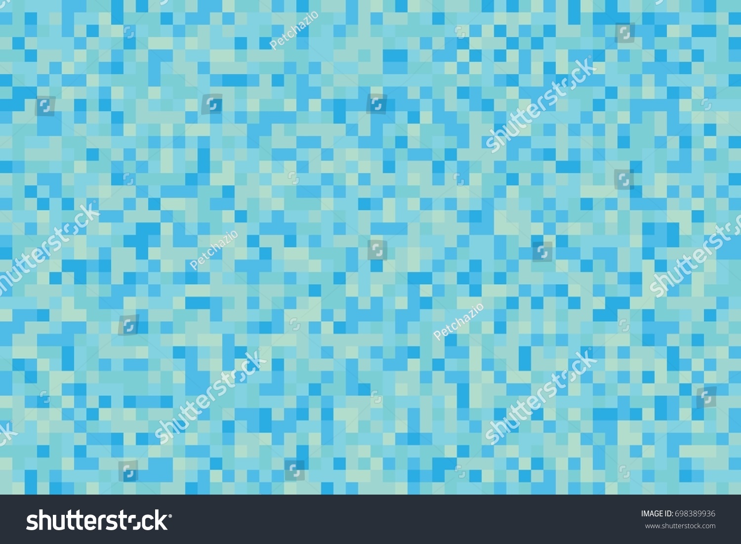 Pixel Pattern Blue Tone Pixel Background Stock Vector (Royalty Free ...