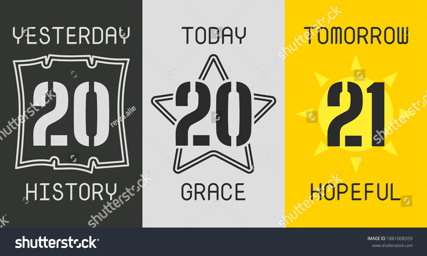 2021 Future Goal Concept Illustration Stock Vector (Royalty Free ...