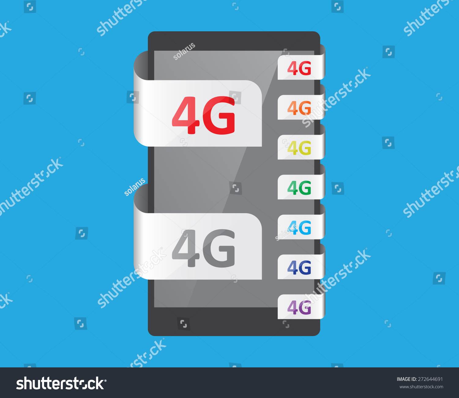 4g Connection Feature Vector Illustration Stock Vector (Royalty Free ...