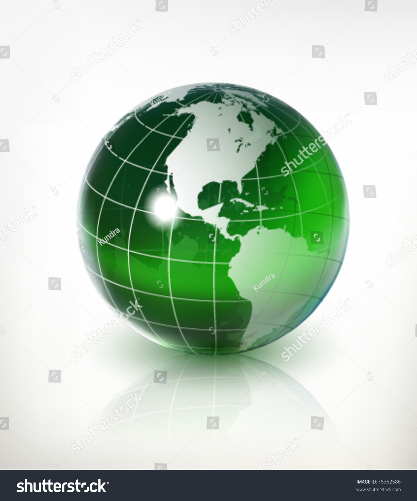 Glass Earth Globe Stock Vector (Royalty Free) 76362586 | Shutterstock