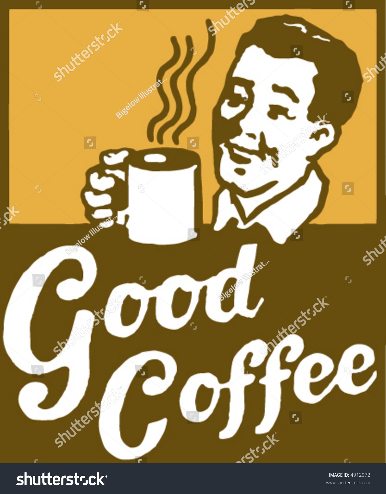 Good Coffee Retro Signage: Stock-Vektorgrafik (Lizenzfrei) 4912972 ...