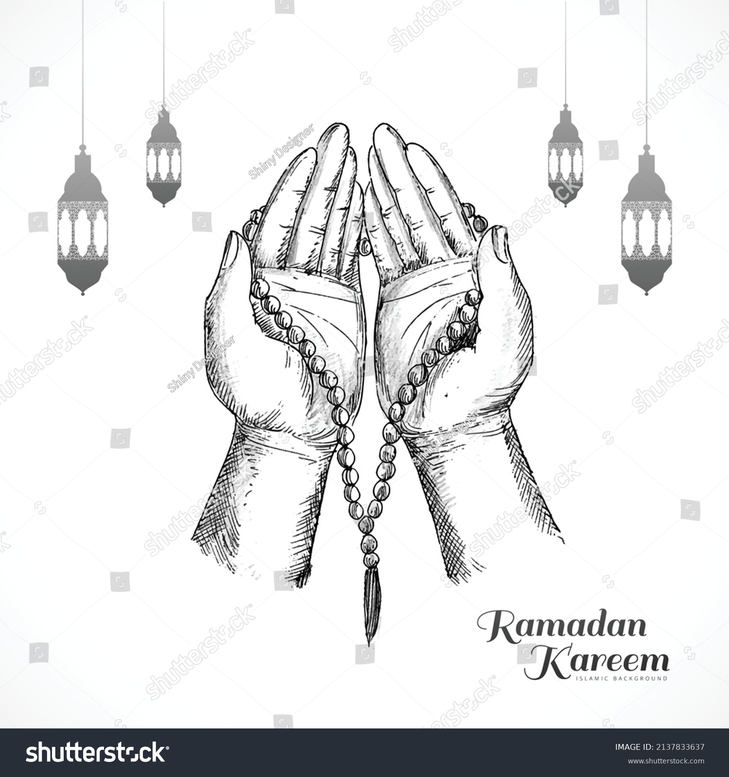 Hand Draw Sketch Muslim Man Hands Stock Vector (Royalty Free ... Hand Draw Sketch Muslim Man Hands Stock Vector (Royalty Free ...
