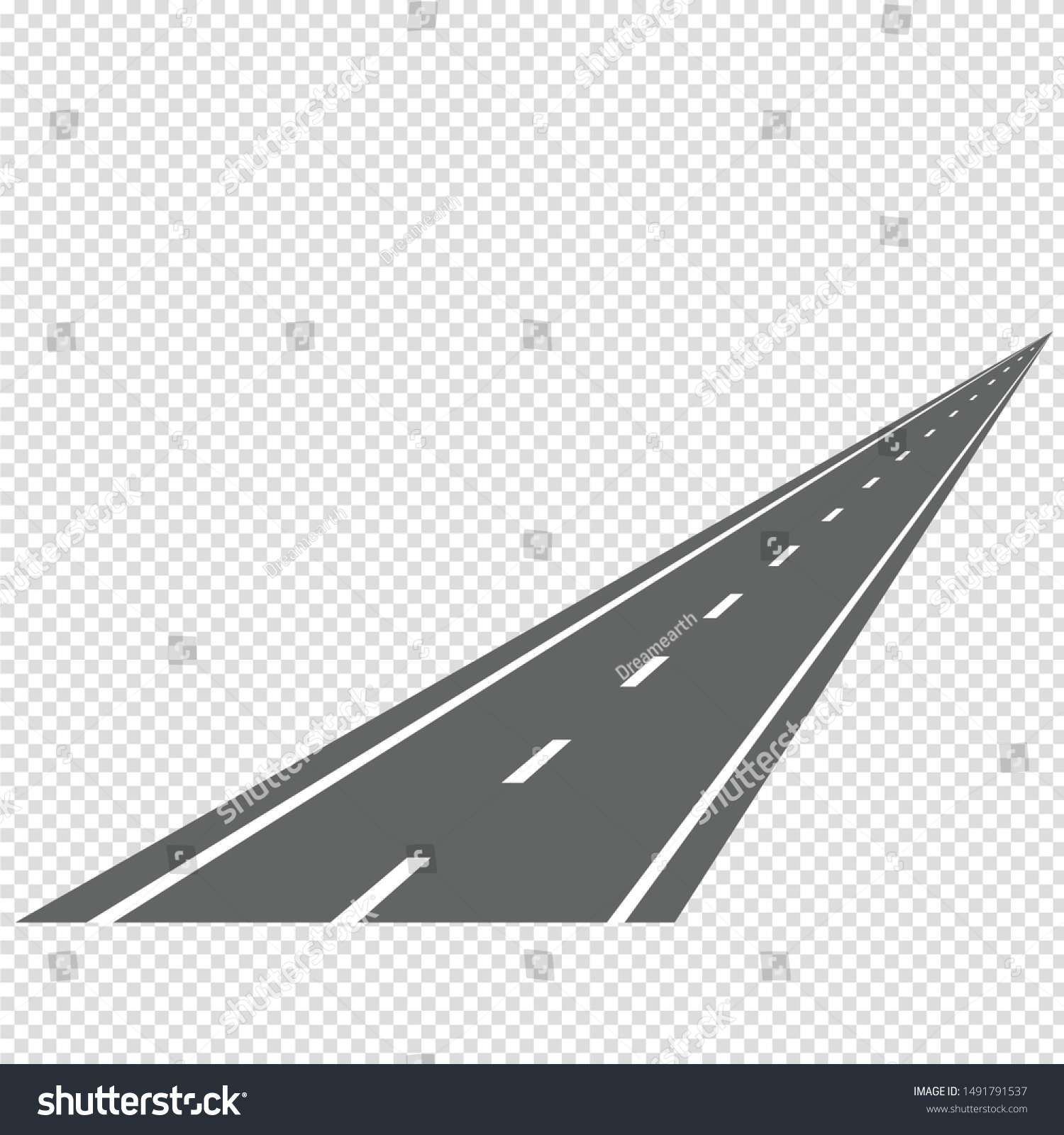 Highways Bending Roads Vector Illustrations: vector de stock (libre de ...