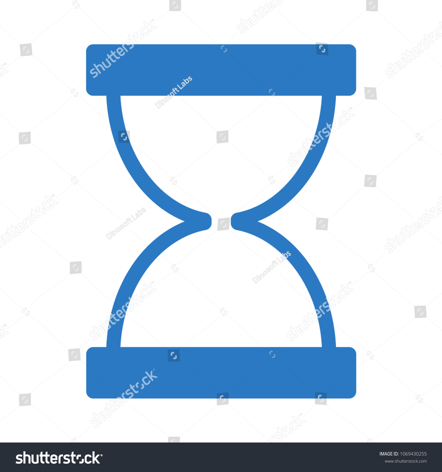 Hourglass Sand Stopwatch Stock Vector (Royalty Free) 1069430255 ...