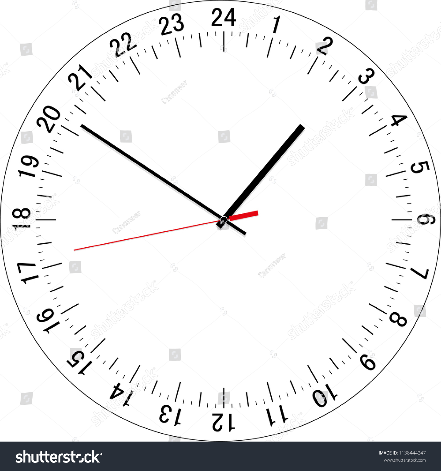 14,883 24 hour clock face Images, Stock Photos & Vectors | Shutterstock