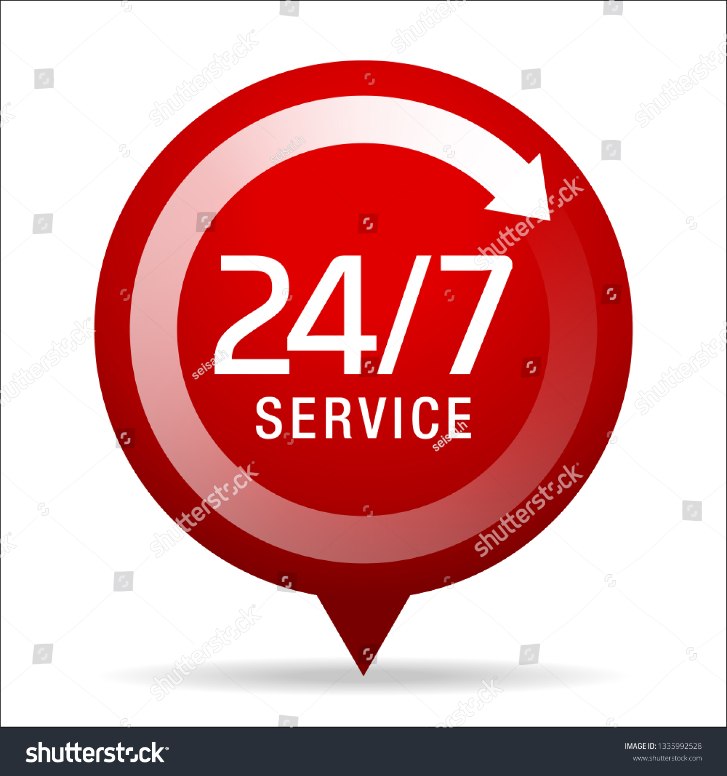 247 Icon Rotating Arrows Symbol Graphics Stock Vector (Royalty Free ...