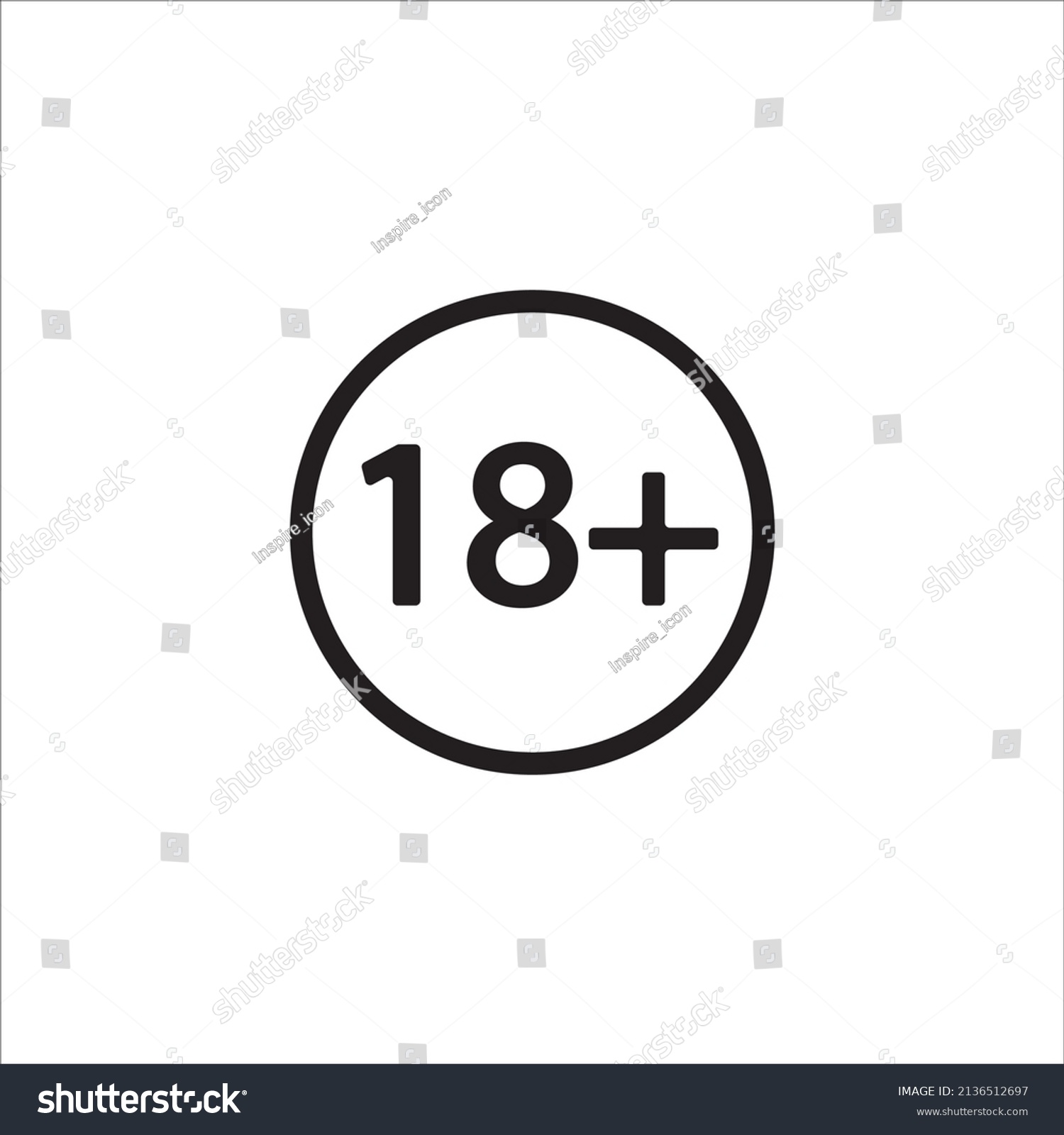 18 Icon Vector Illustration Symbol Stock Vector (Royalty Free ...