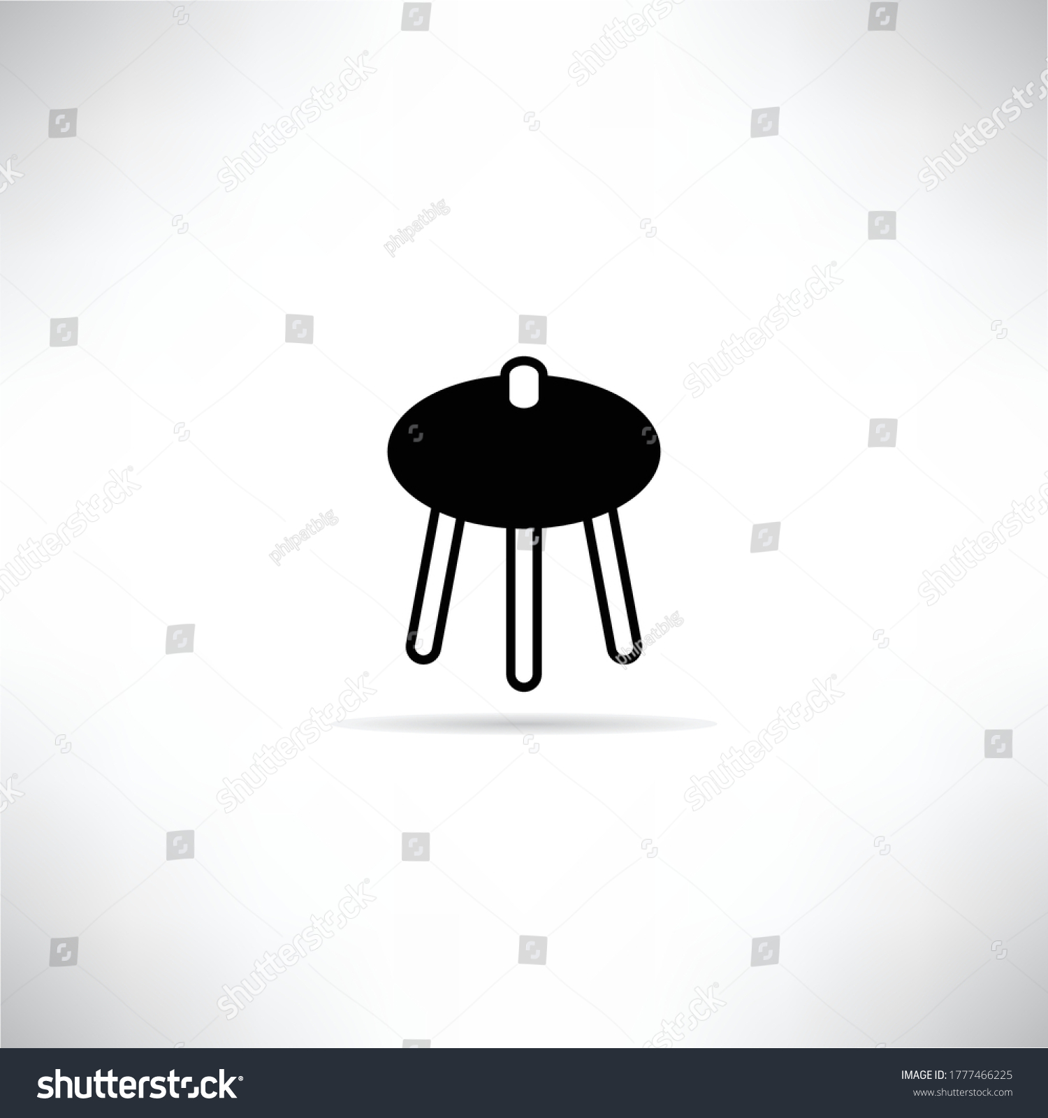 Icon Drop Shadow Vector Illustration Stock Vector (Royalty Free ...