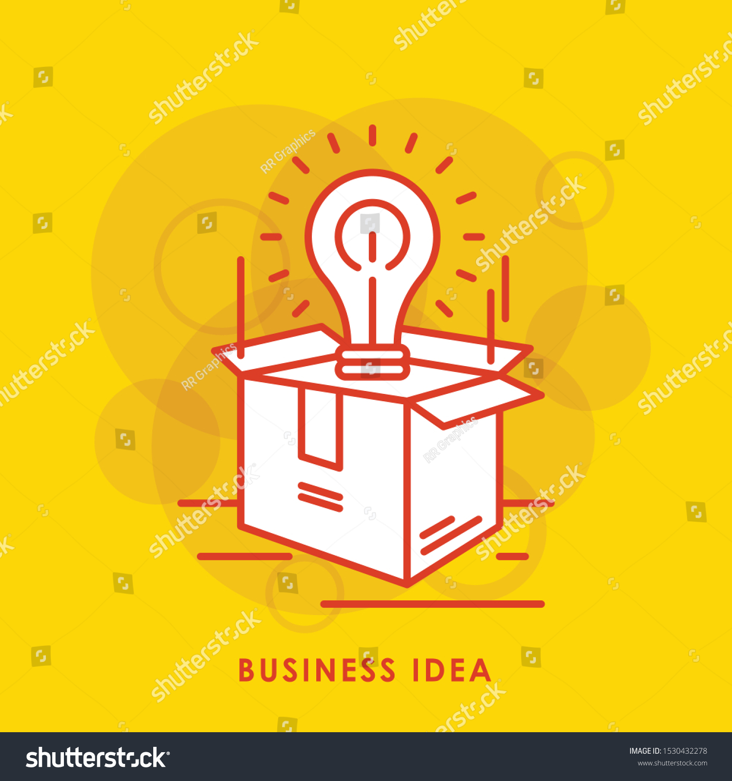 Idea Icon Vector Solid Illustration Pictogram Stock Vector (Royalty ...