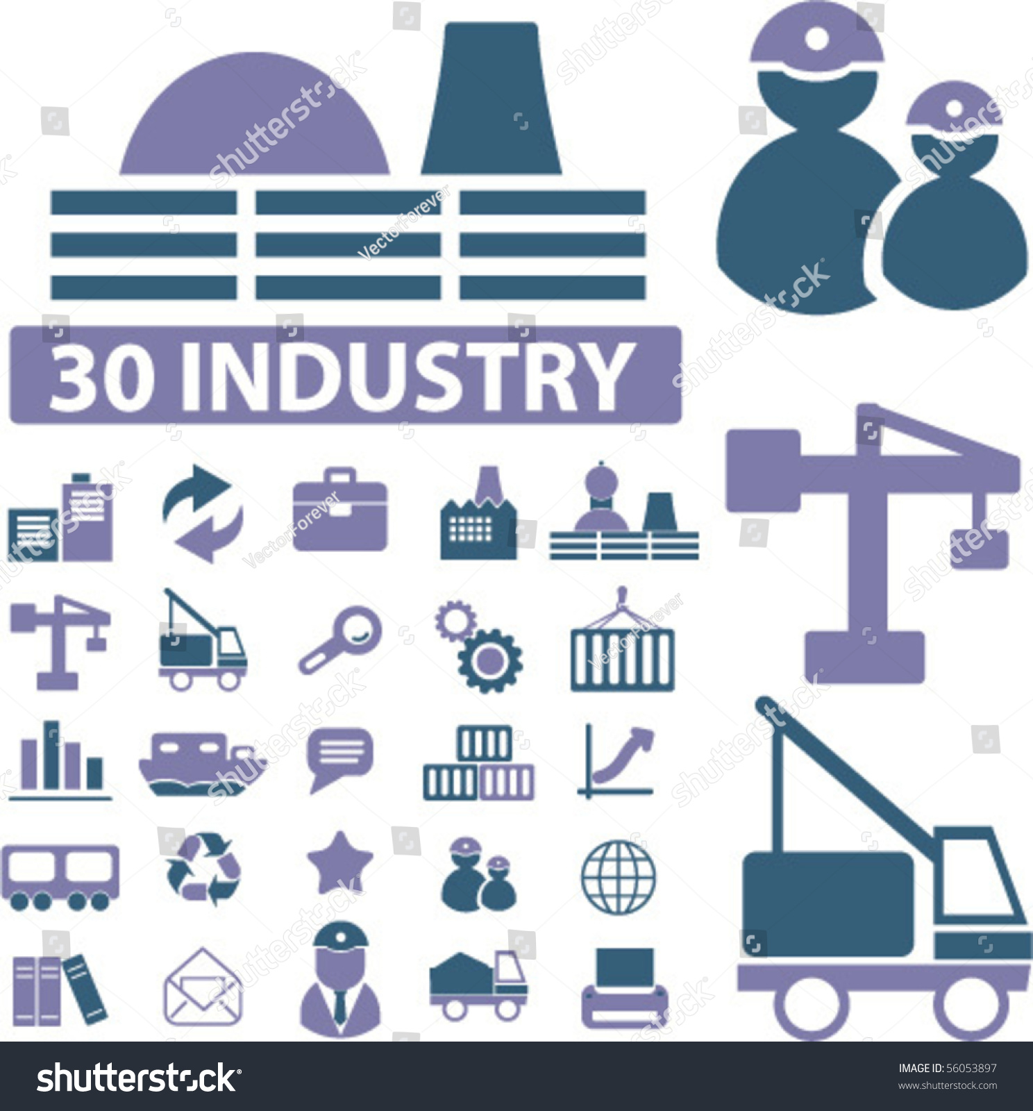 30 Industry Technology Signs Vector Stock Vector (Royalty Free ...