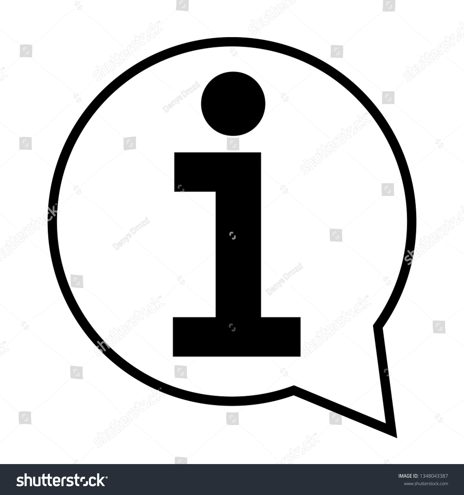 Information Icon Vector Illustration Stock Vector (Royalty Free ...
