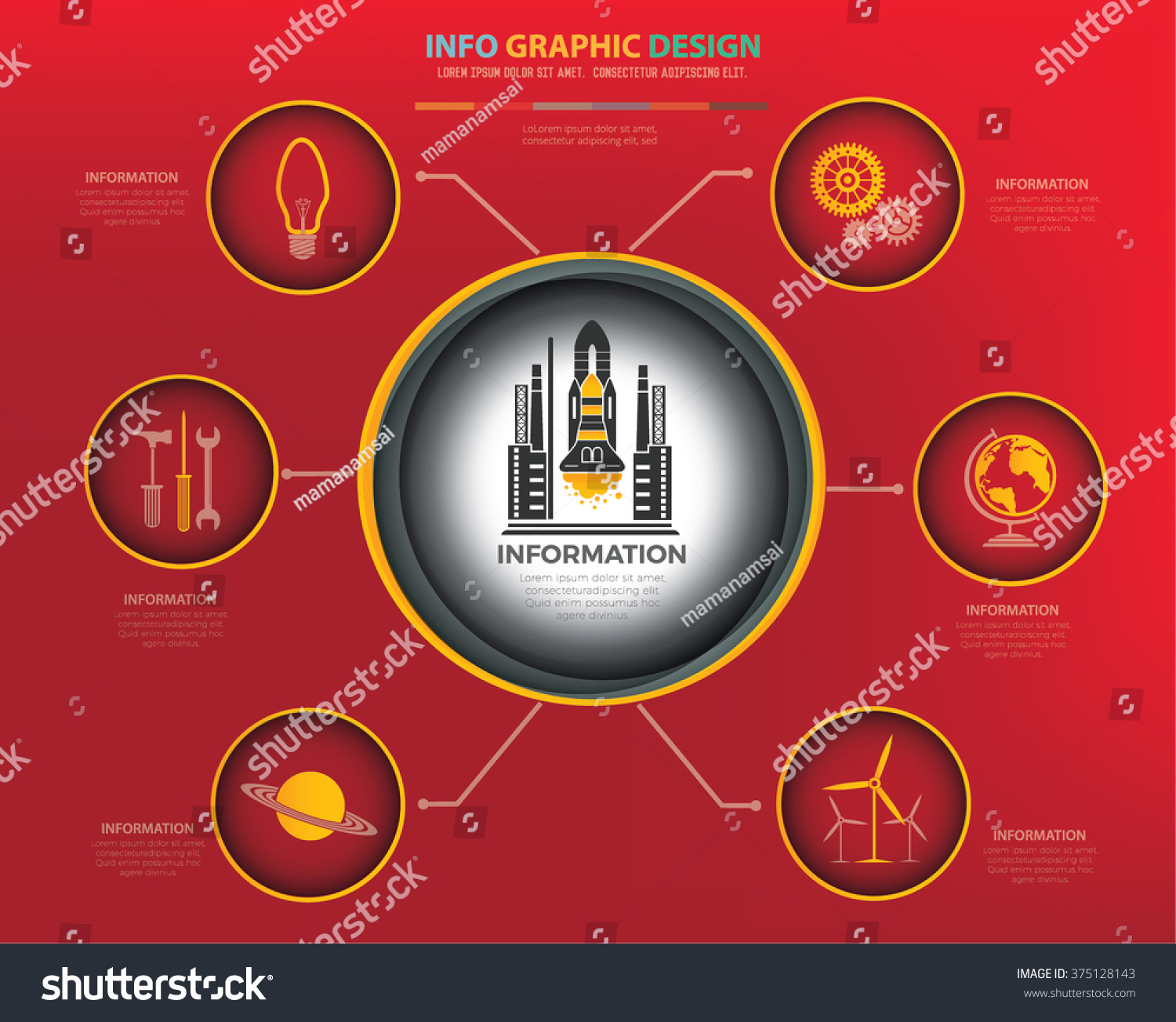 Innovation Infographics Designclean Vector: vetor stock (livre de ...