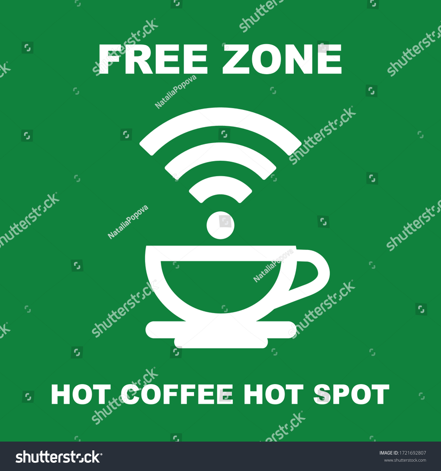 Internet Cafe Poster Design Vector Illustration Stock Vector (Royalty ...