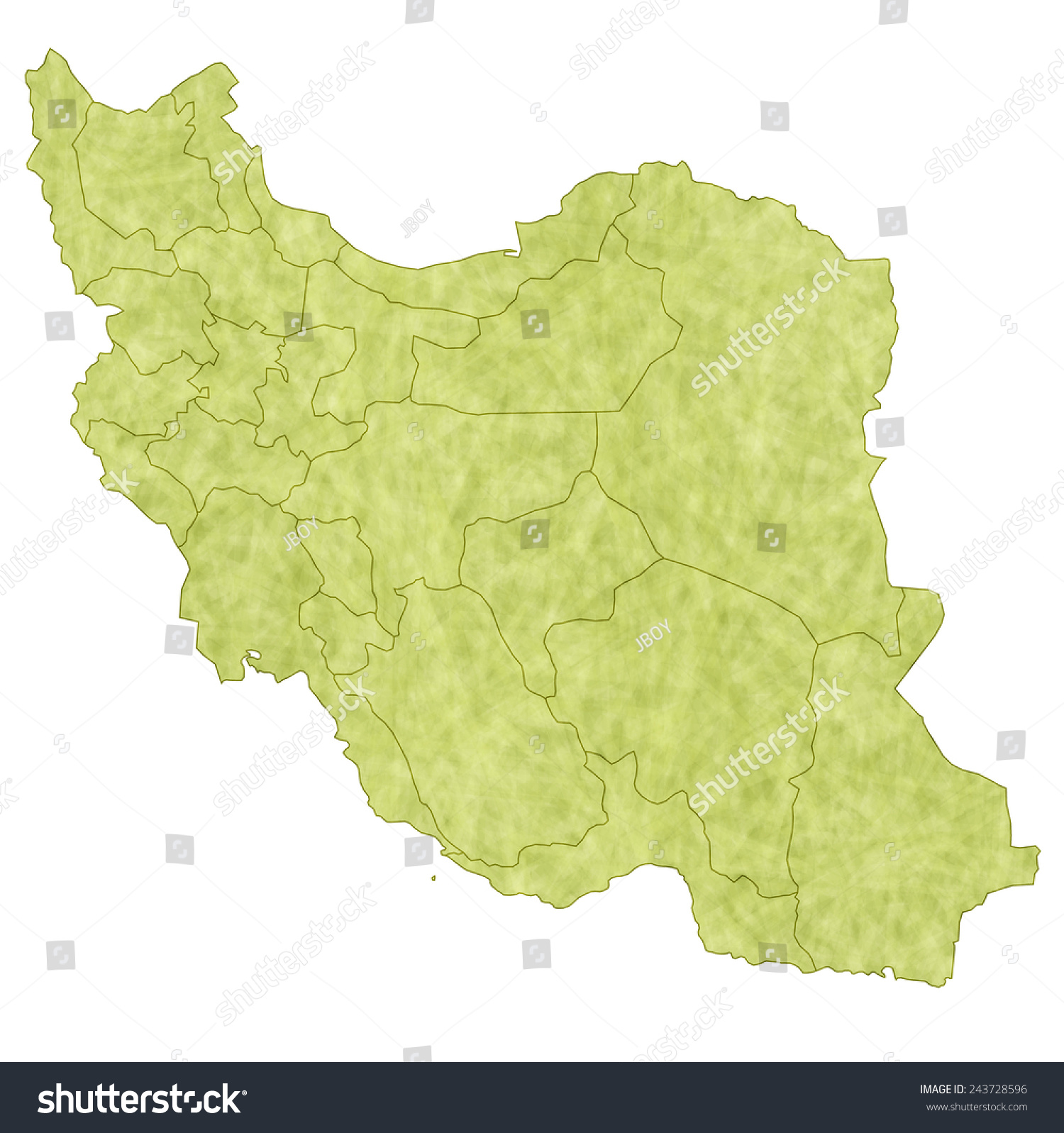 Iran Map Countries: เวกเตอร์สต็อก (ปลอดค่าลิขสิทธิ์) 243728596 ...