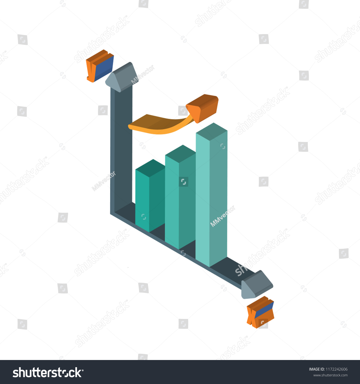 Isometric Left Top View 3d Icon Stock Vector (Royalty Free) 1172242606 ...
