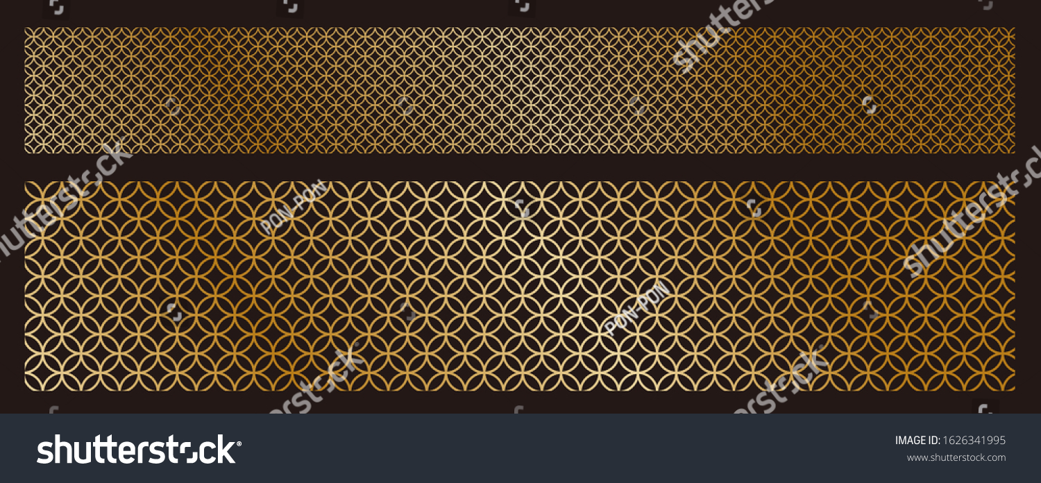 Japanese Traditional Pattern Shippo Pattern: vector de stock (libre de ...