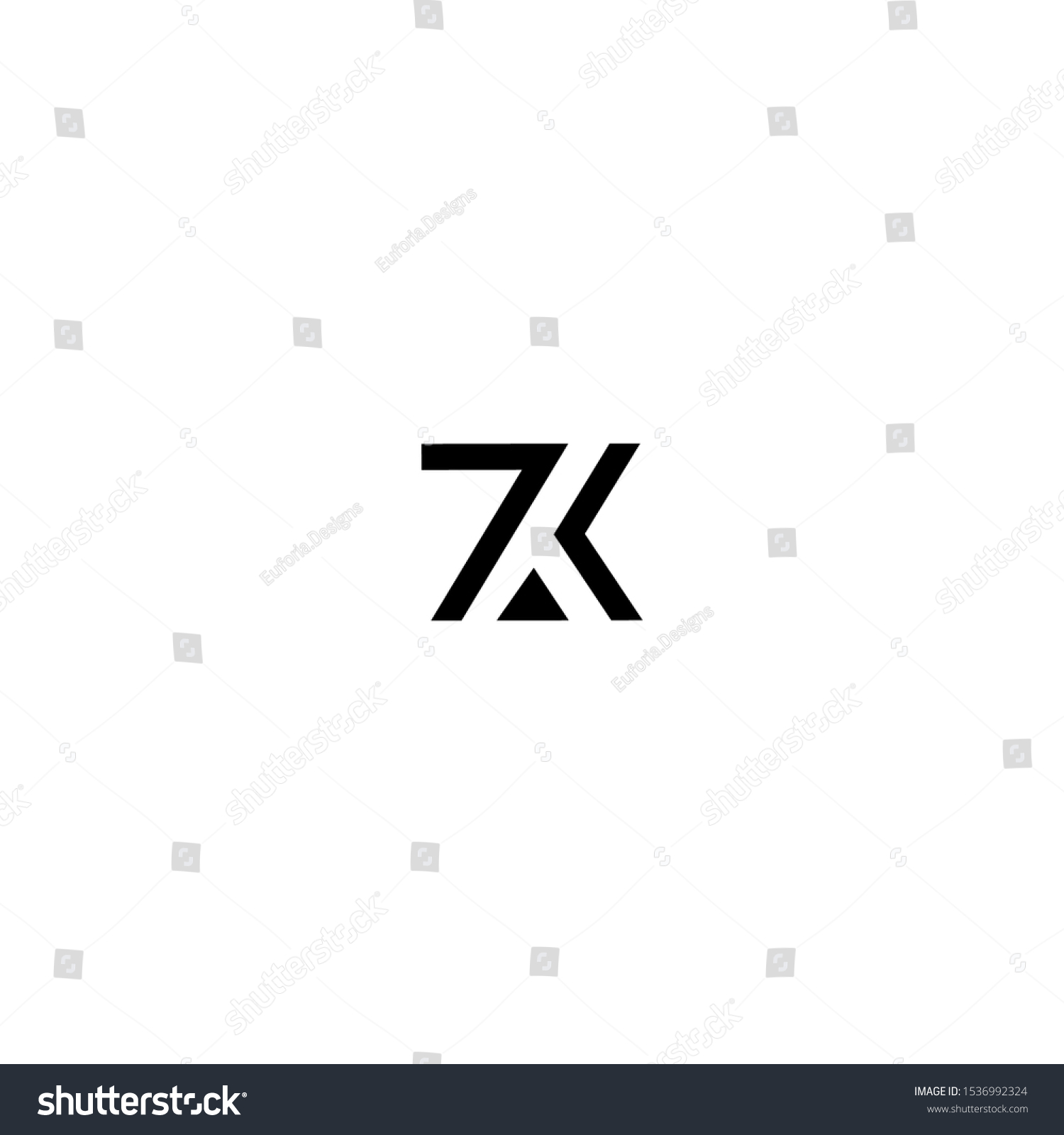 7k 7 K Logo Icon Vector Stock Vector (Royalty Free) 1536992324 ...