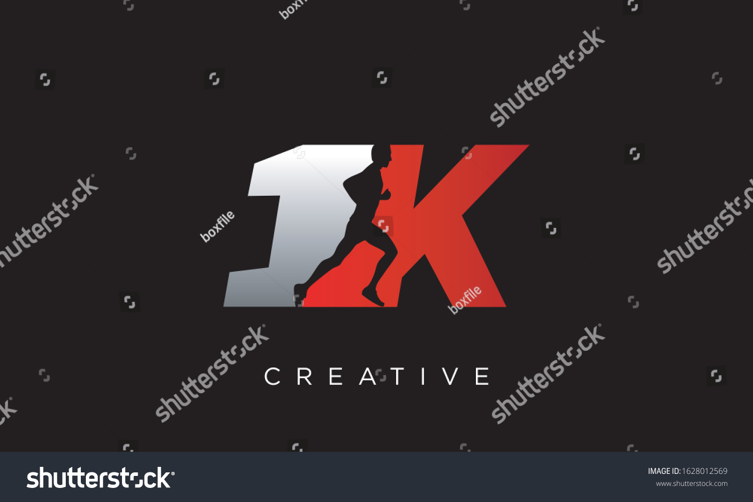 1k Running Logo Design Vector Icon Stock Vector (Royalty Free ...