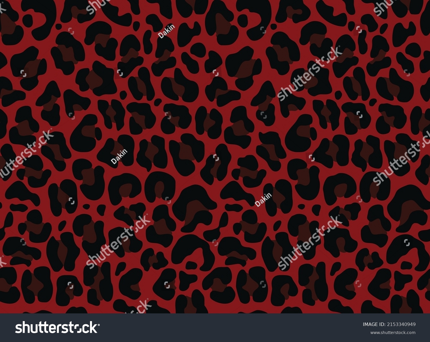 Leopard Print Vector Seamless Pattern On Stock Vector (Royalty Free ...