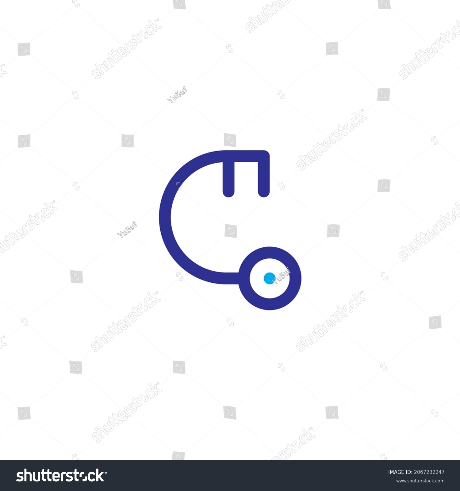Letter C Key Simple Symbol Logo Stock Vector (Royalty Free) 2067232247 ...