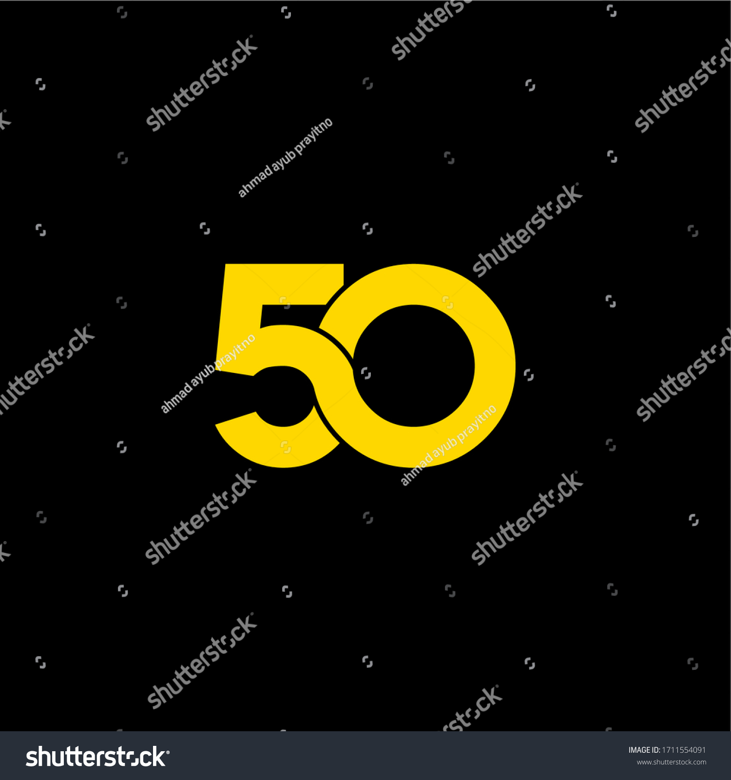 50 Letter Original Monogram Logo Design Stock Vector (Royalty Free ...