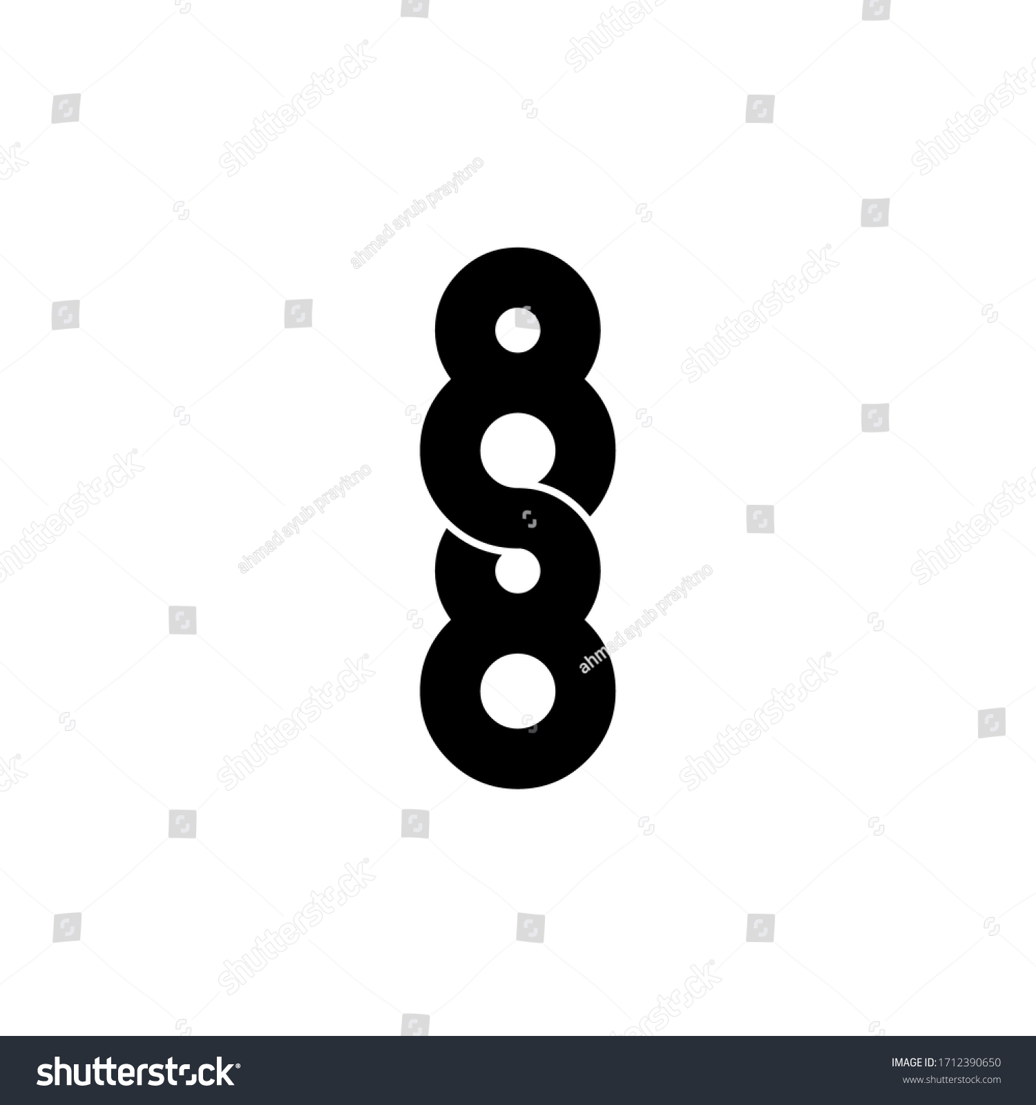 88 Letter Original Monogram Logo Design庫存向量圖（免版稅）1712390650 | Shutterstock
