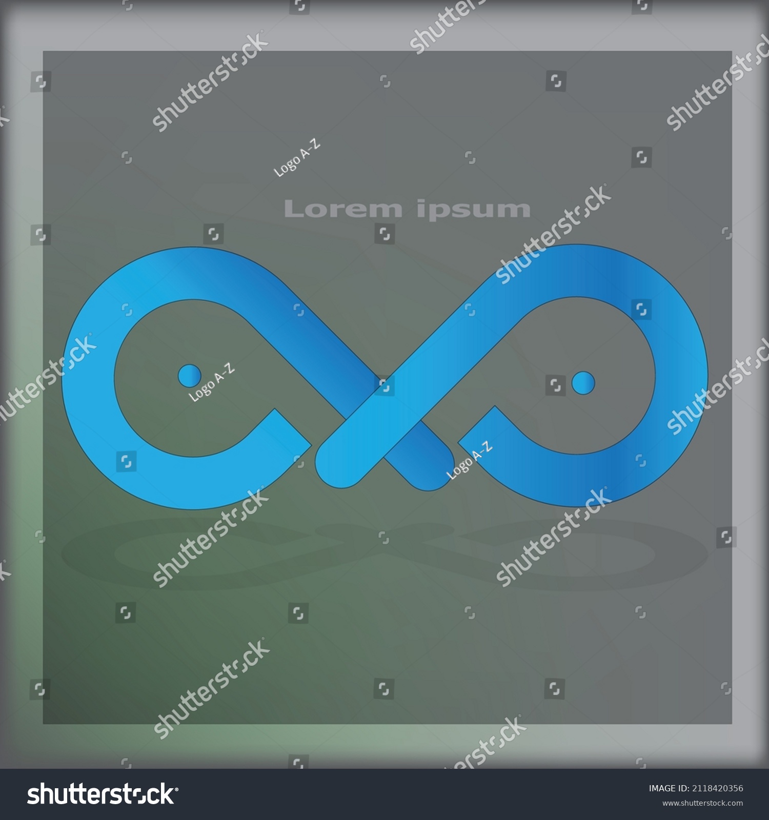 Like Infinity Logo Design Stock Vector (Royalty Free) 2118420356 ...