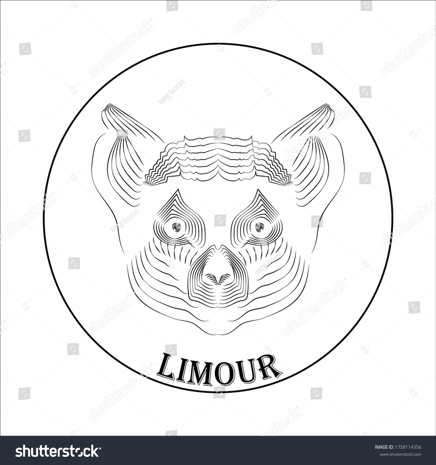 Limour Vector Logo On White Background Stock Vector (Royalty Free ...