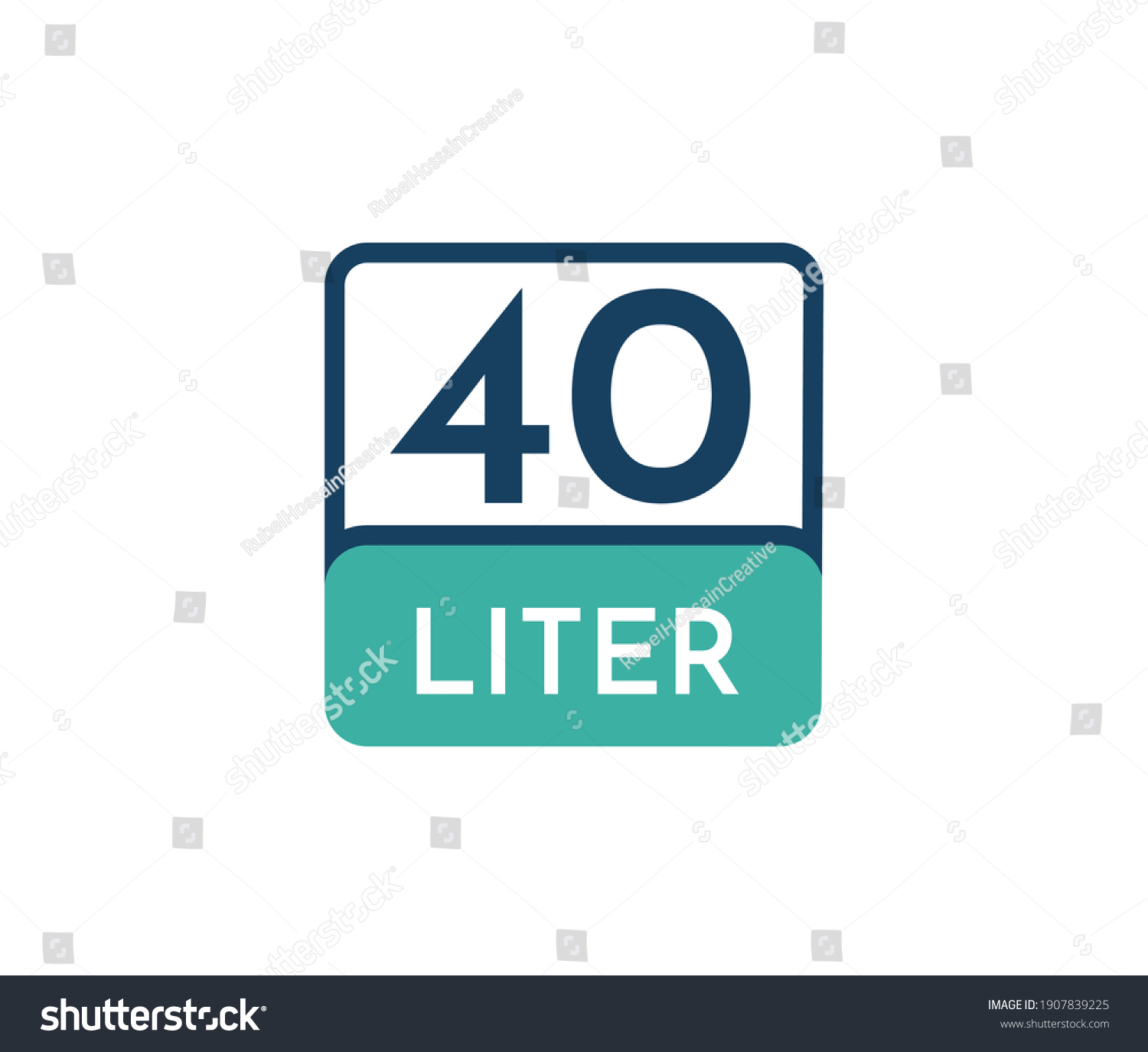 4 40 liter icon Bilder, Stockfotos und Vektorgrafiken | Shutterstock