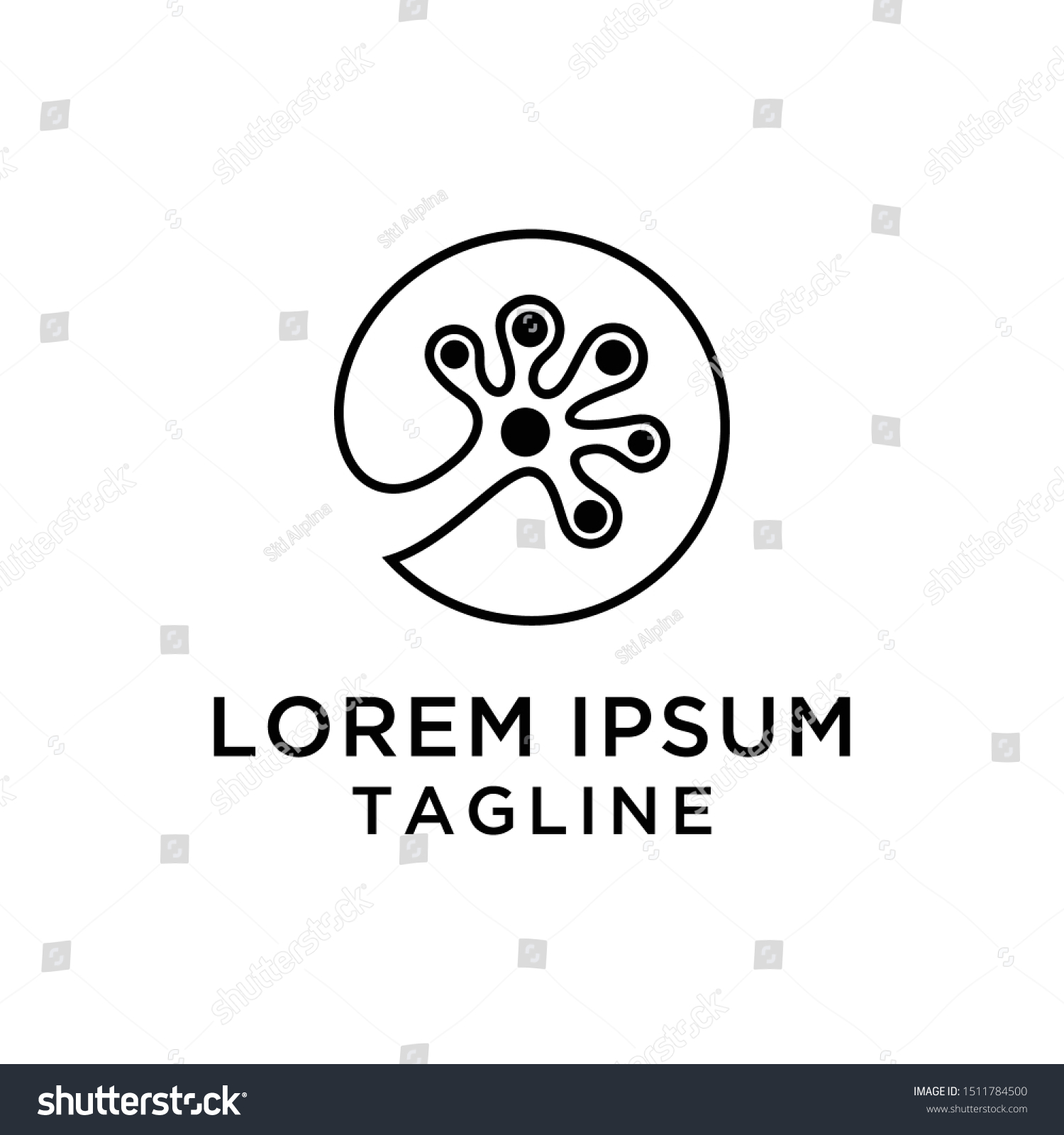 Lizard Tech Logo Design Template Stock Vector (Royalty Free) 1511784500 ...