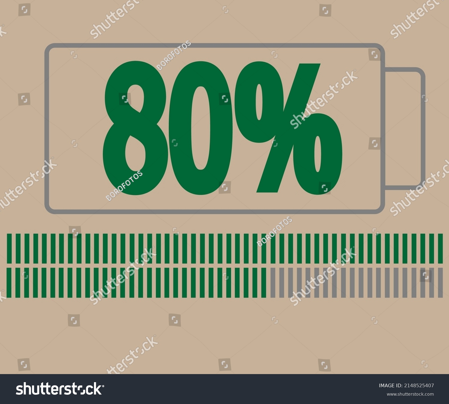 80 Load Charging Battery Icon Vector Stock Vector (Royalty Free ...