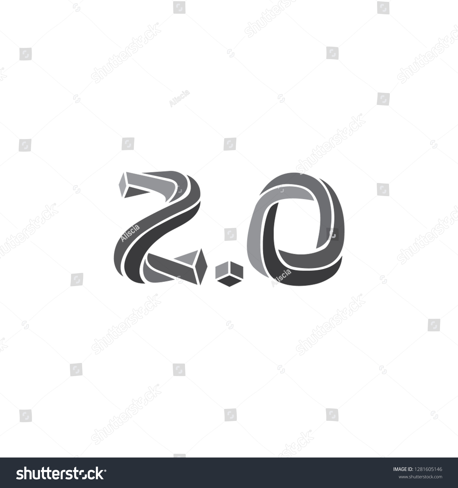 20 Logo Design Vector Isolated White: vector de stock (libre de ...