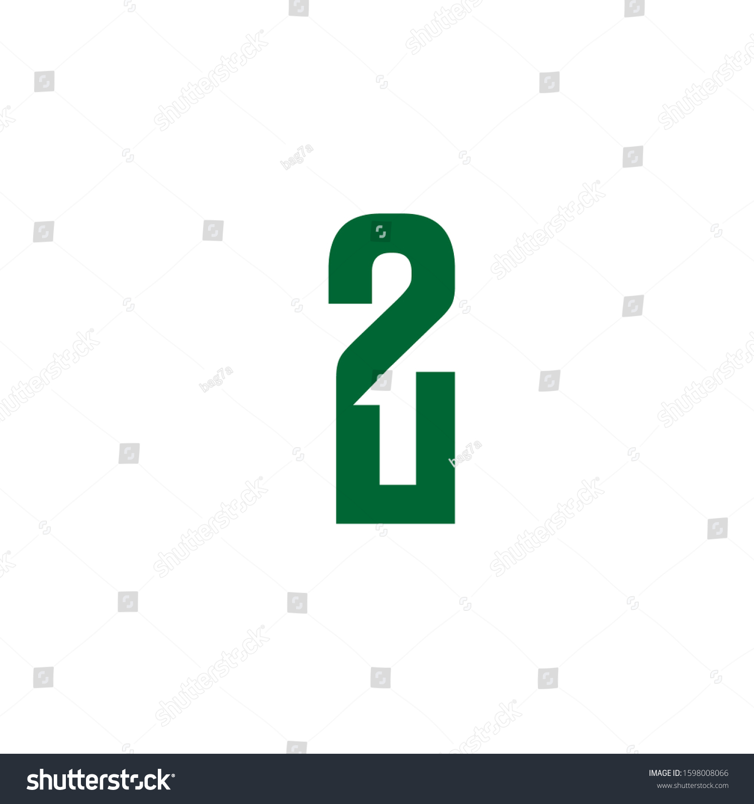 21 Logo Design Vector Template Sign Stock Vector (Royalty Free) 1598008066