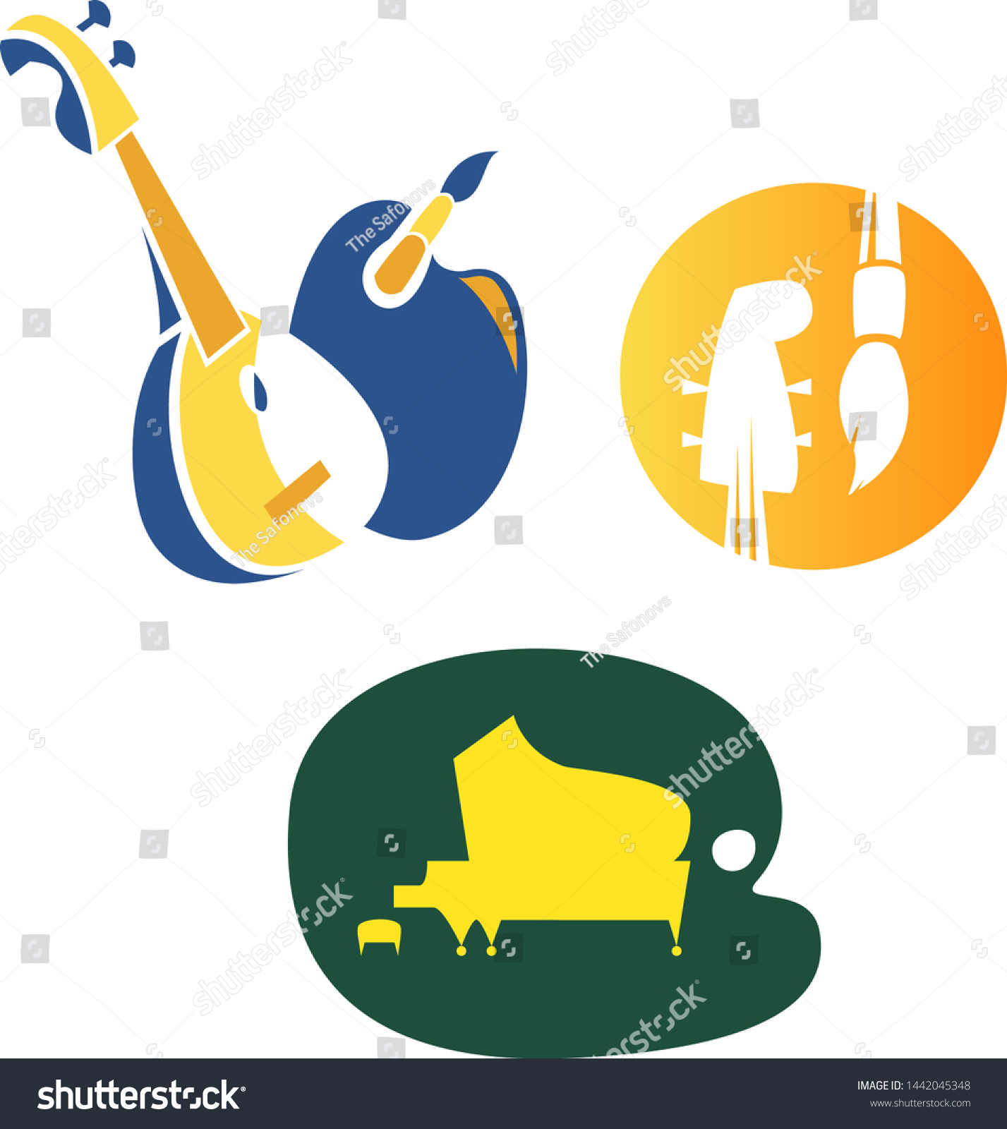 3 Logo Art School Stock Vector (Royalty Free) 1442045348 | Shutterstock